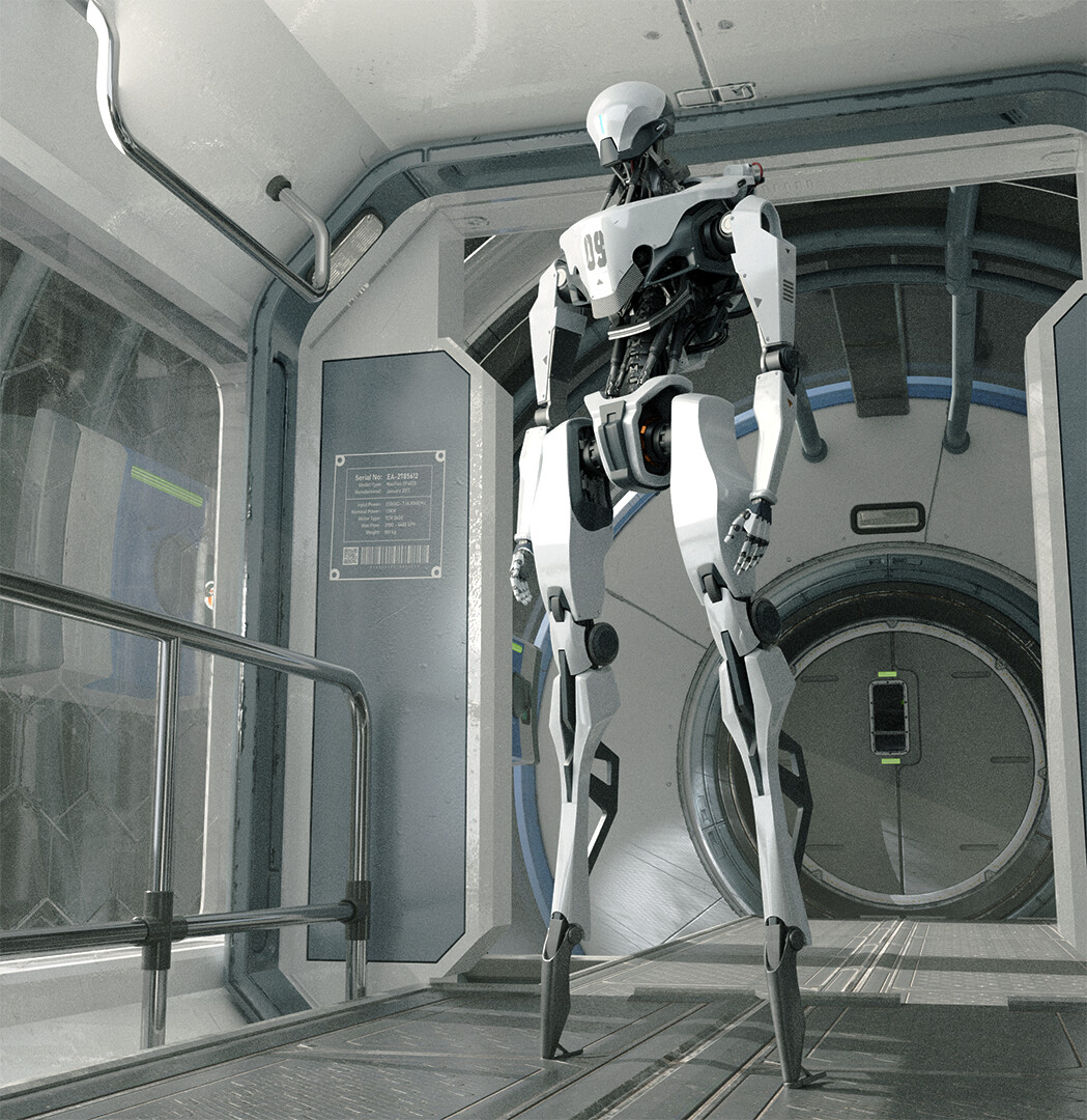 ArtStation - R13_Humanoid_Robot_09