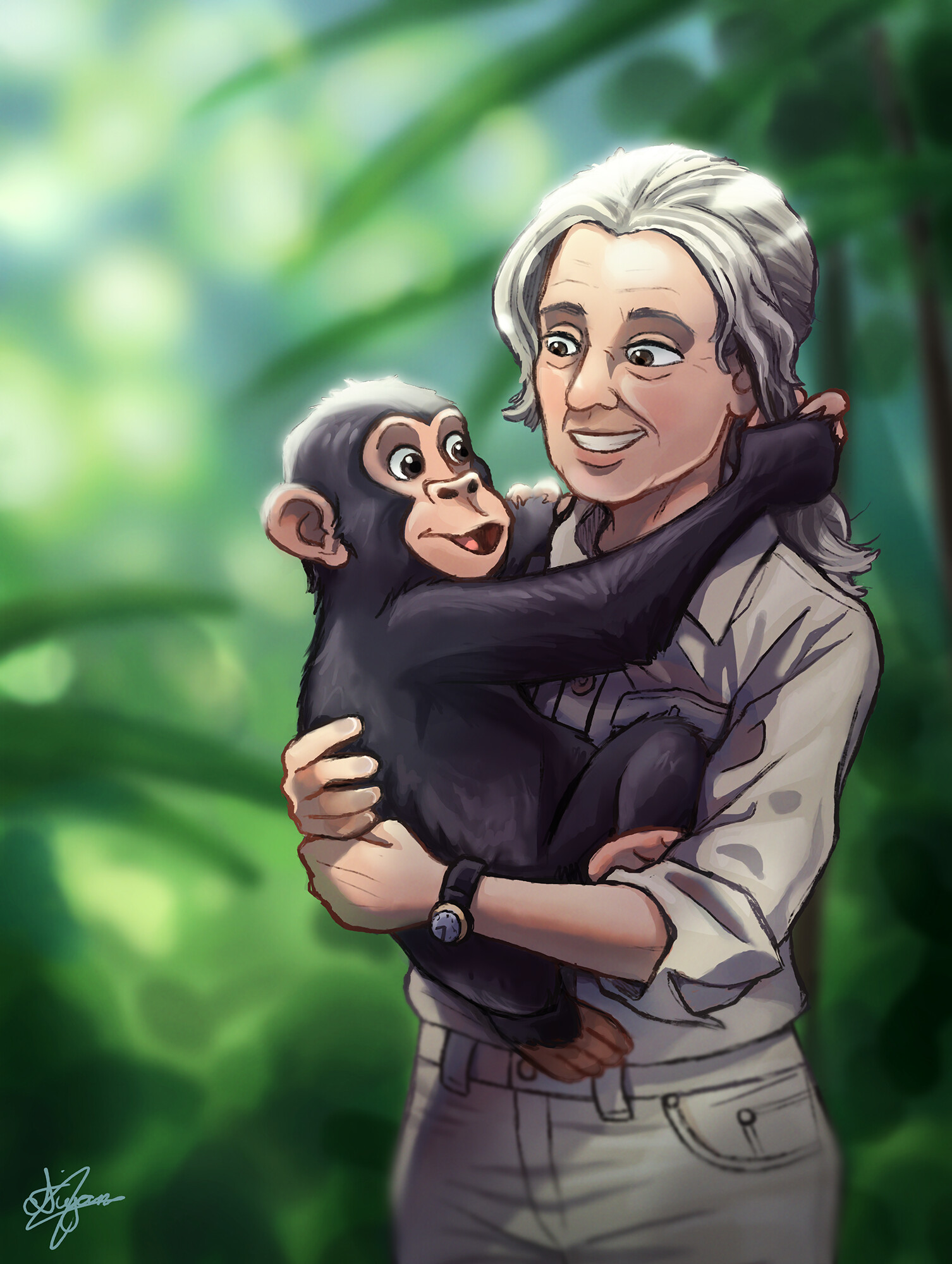 ArtStation - Jane Goodall