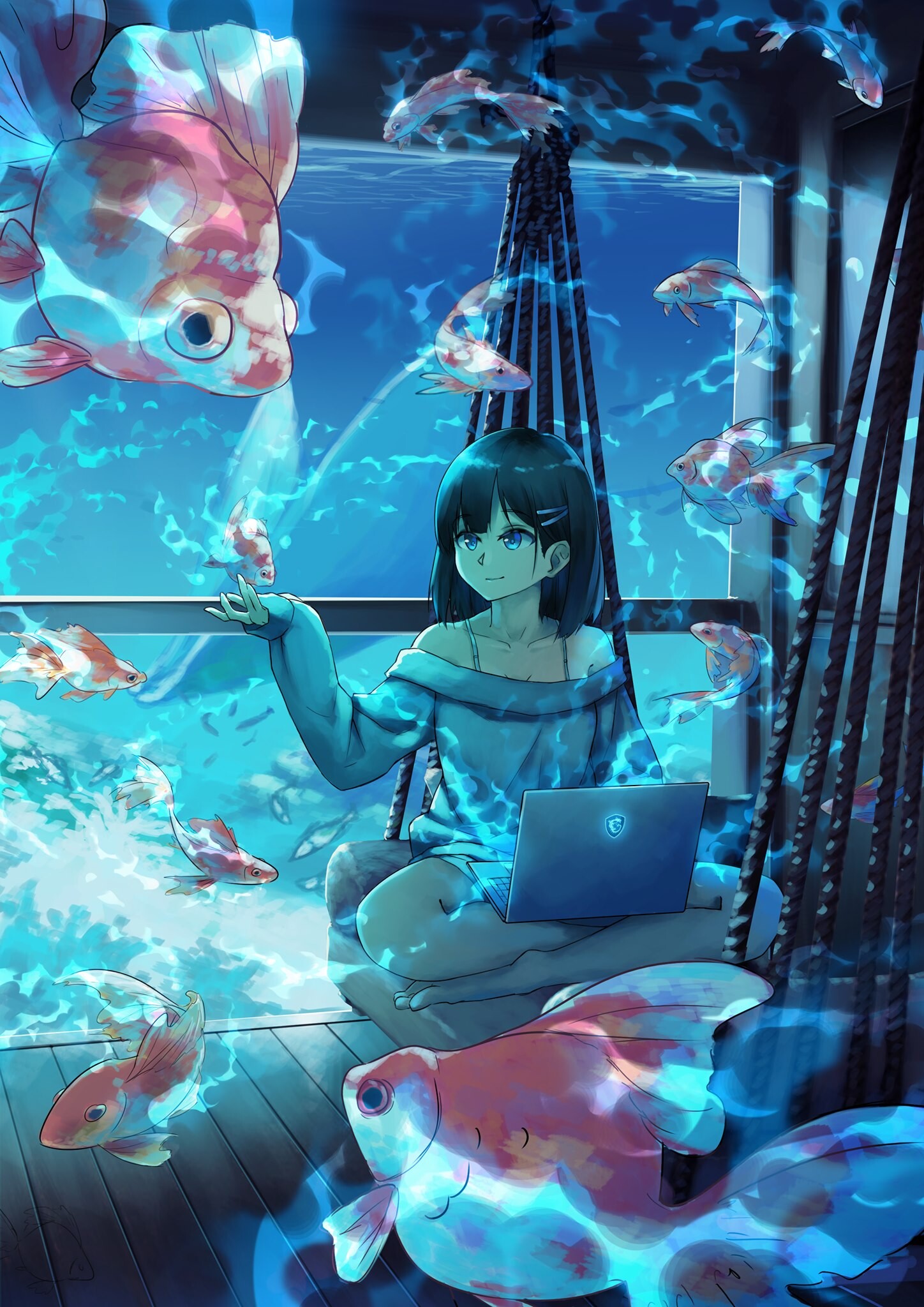 ArtStation - Anime Cover Illustration - Anime Commission