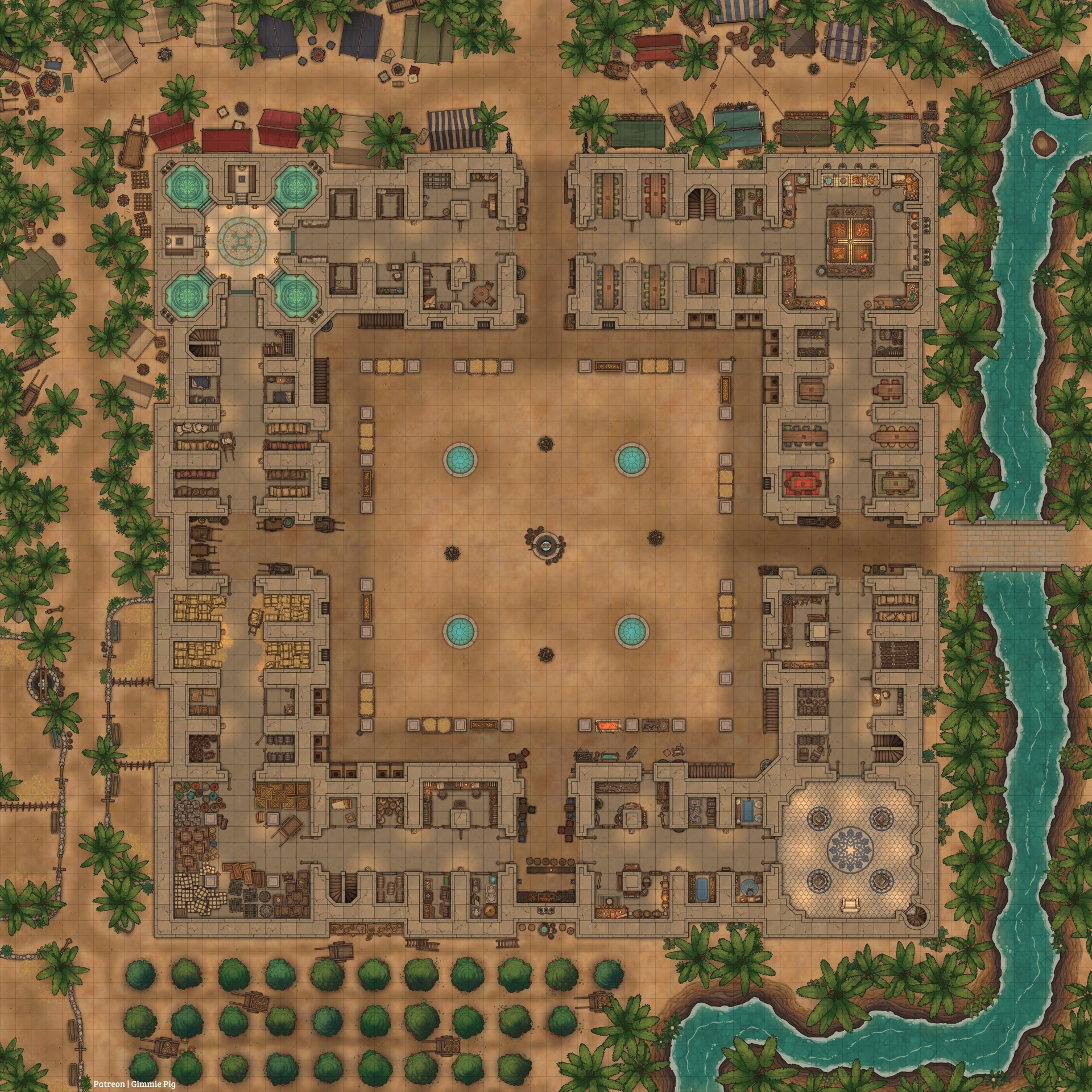 ArtStation - The Caravanserai Revisited [70 x 70]