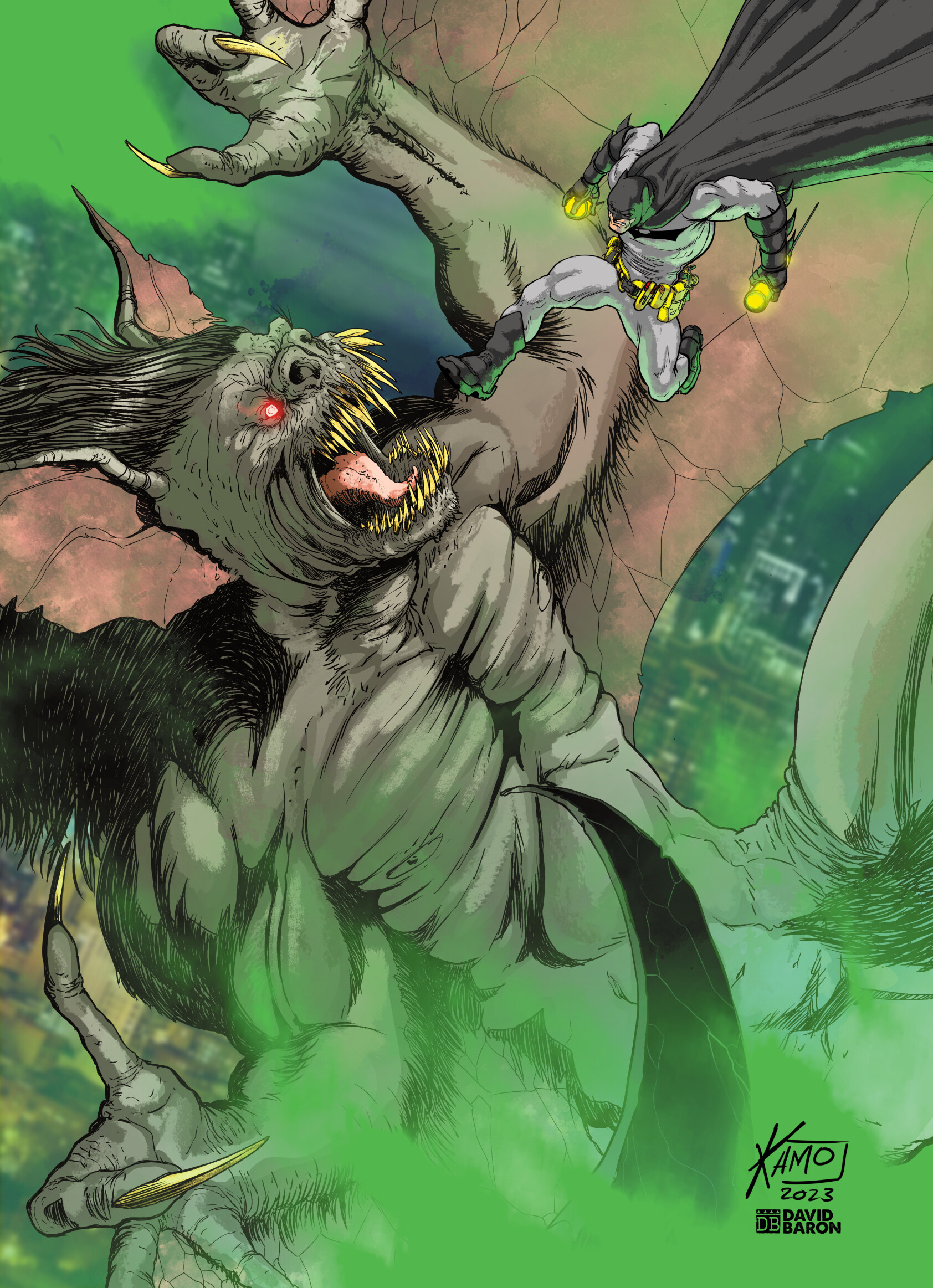 ArtStation - Bat vs Man