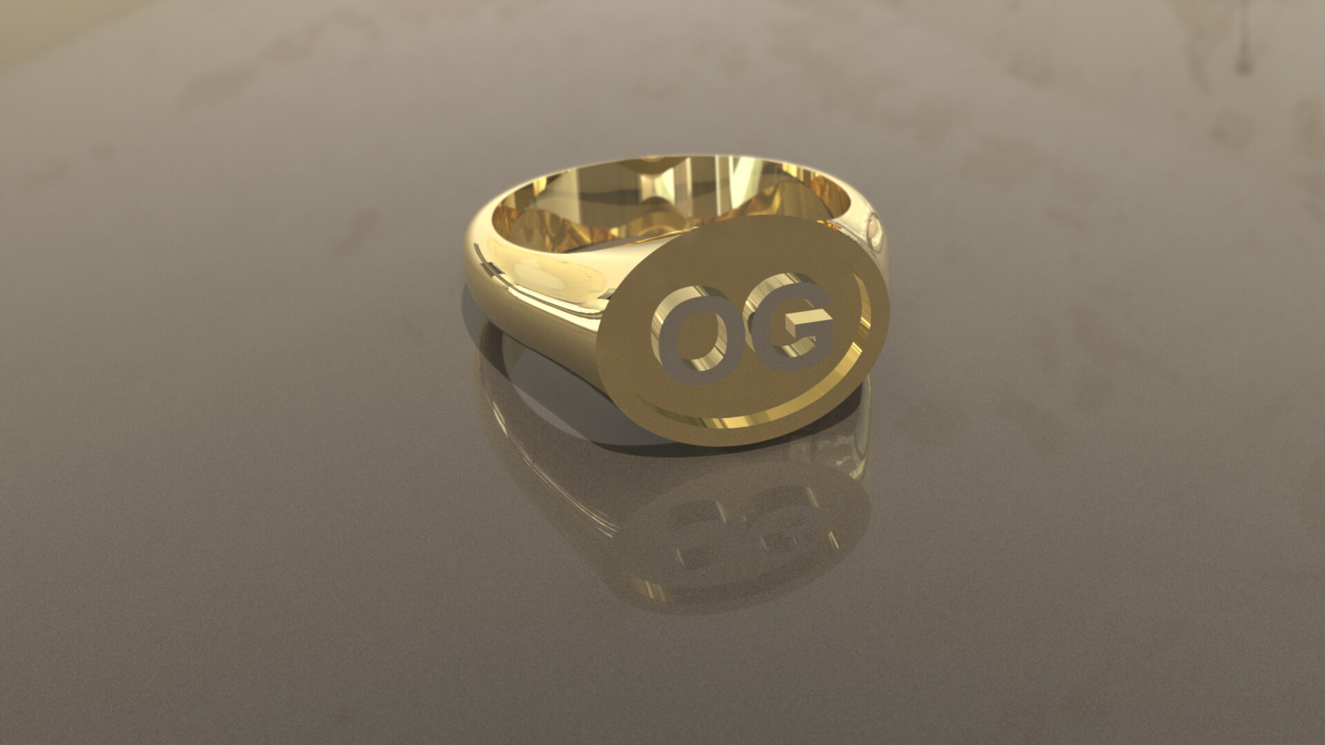 Orkun Gurkan - Signet Ring with Initials