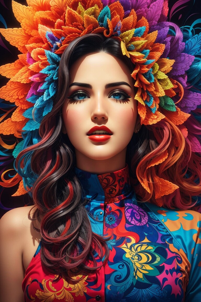 ArtStation - Rainbow Disorder - Sunny Leone