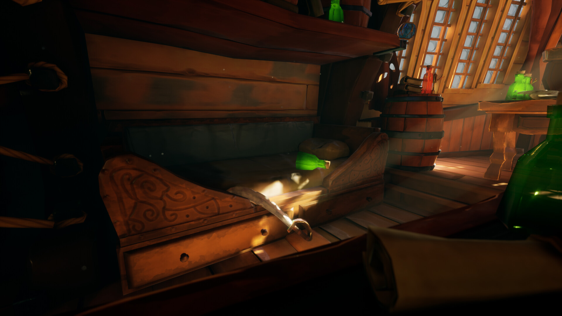 Joshua Burrows - Captain's Cabin - Sea of Thieves fan art