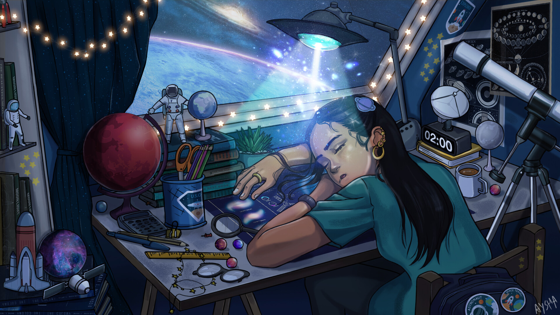 ArtStation - Astronomy girl