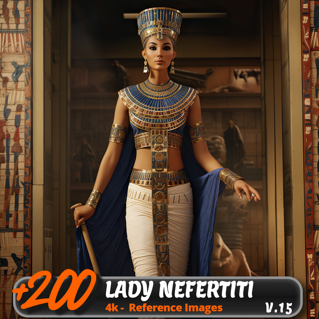 ArtStation - LADY NEFERTITI VOL. 15/ 4K/ Reference Image