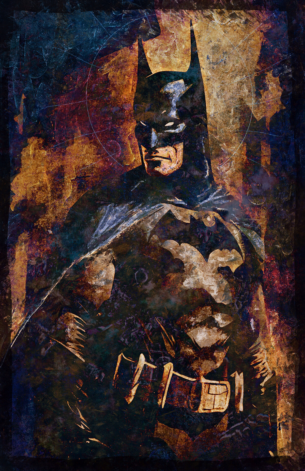 Vassilios Bayiokos - BATMAN PAINT STUDY