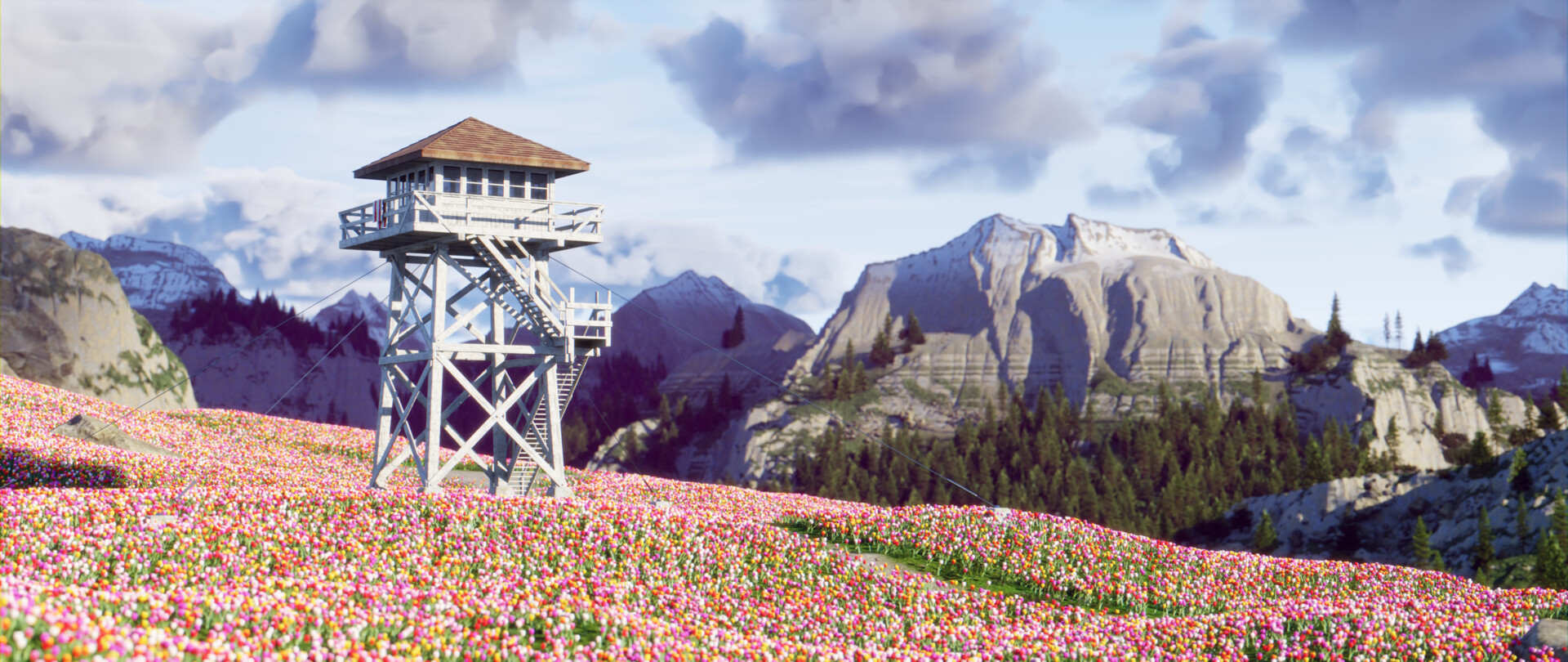 ArtStation - Firetower of Dreams