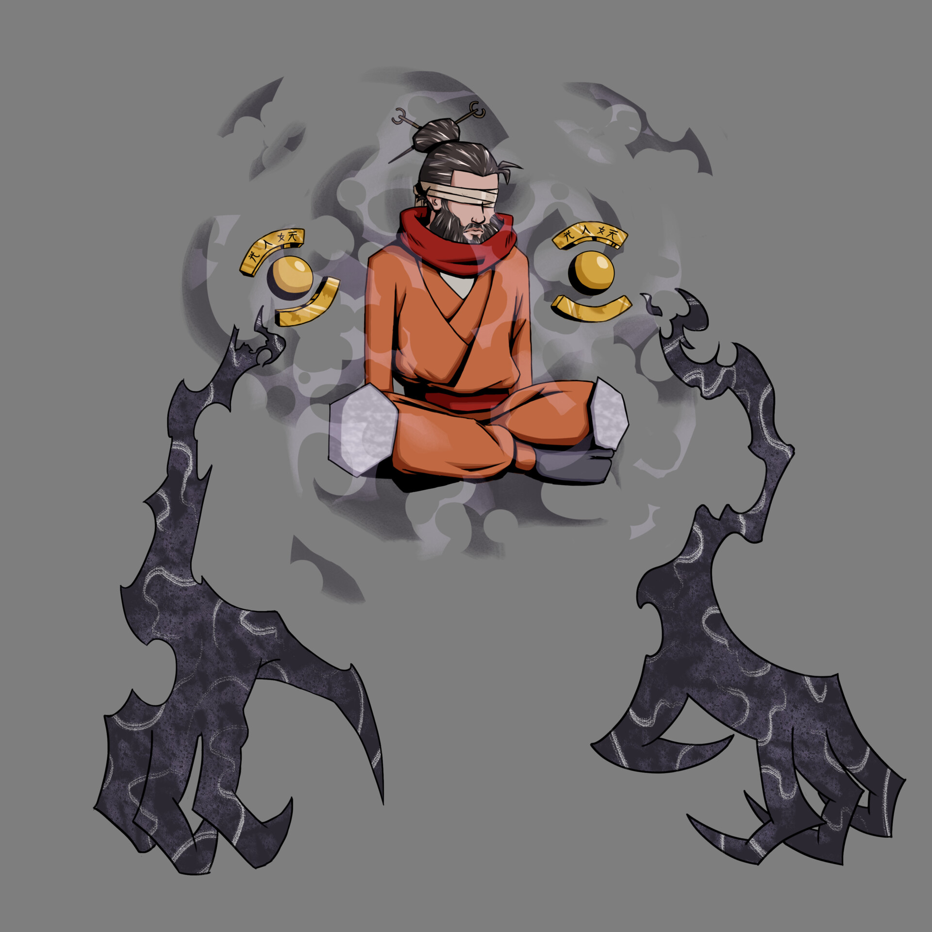 ArtStation - Yokai Monk (Character Design)