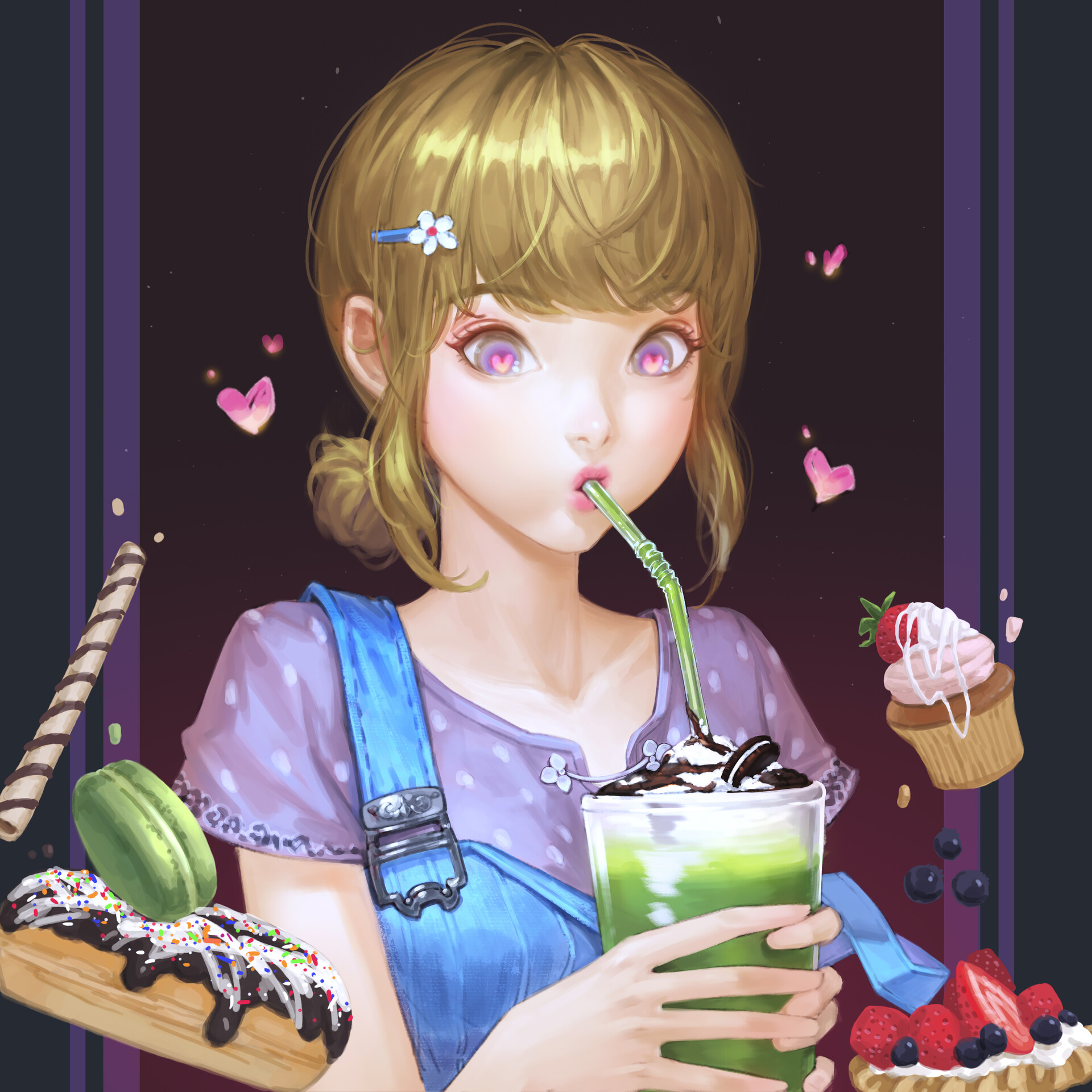 ArtStation - dessert girl