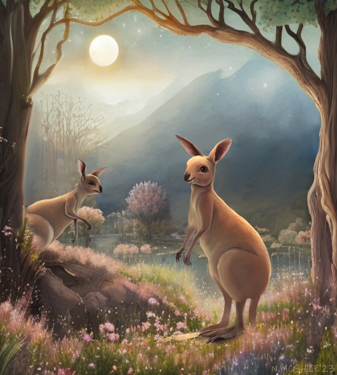 ArtStation - Kangaroo Dreaming