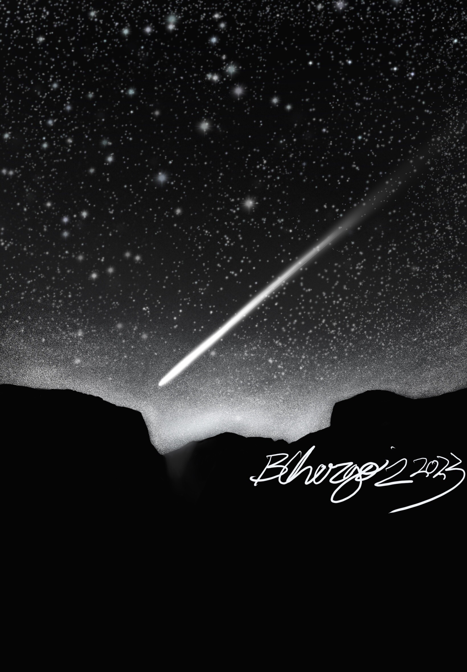 ArtStation - A Very Starry Night