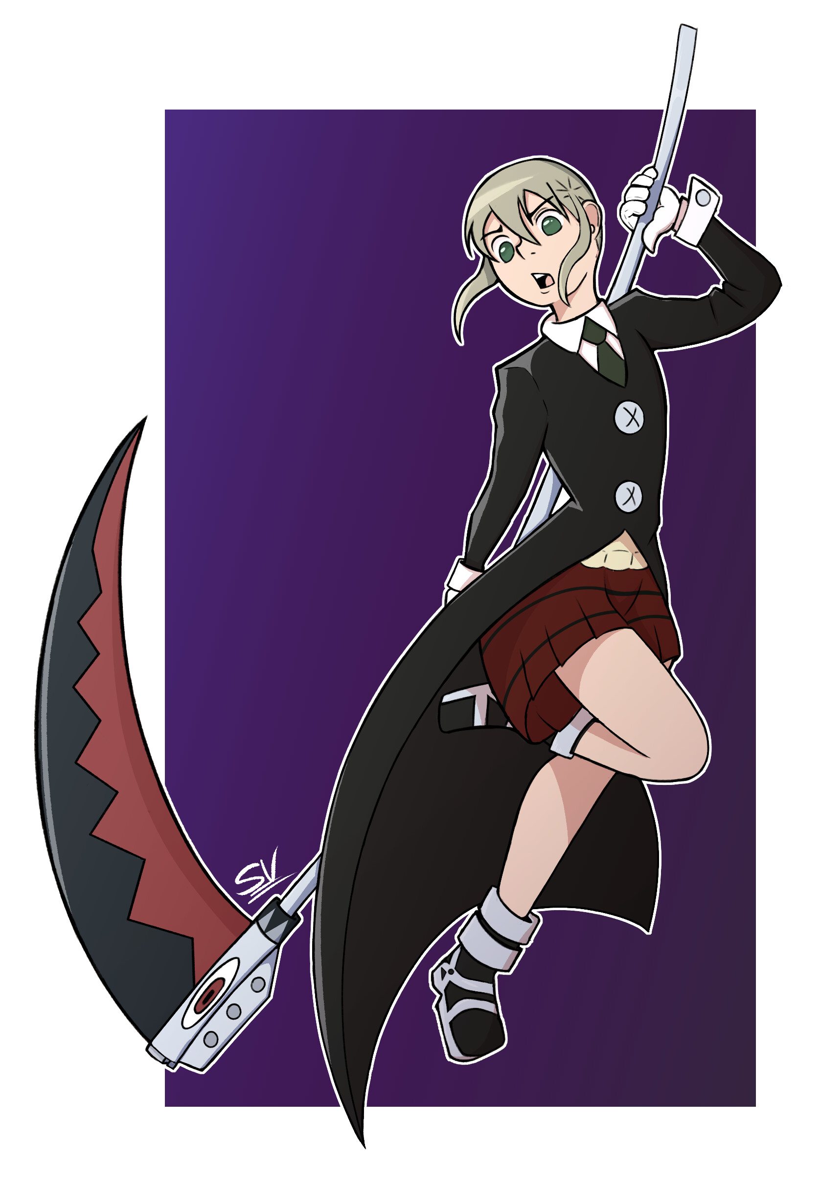 ArtStation - Maka from Soul Eater