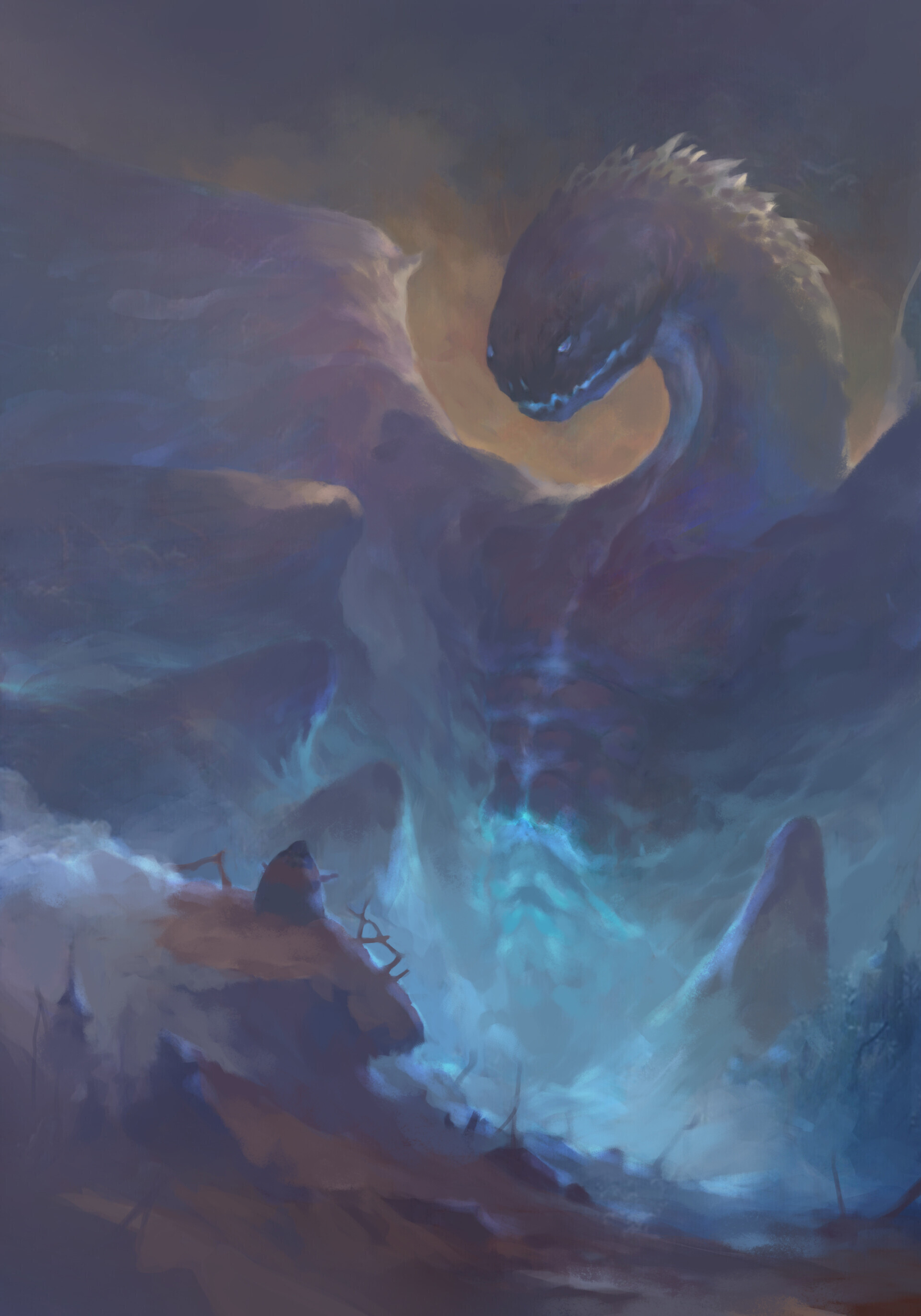 ArtStation - In the shadow of the dragon