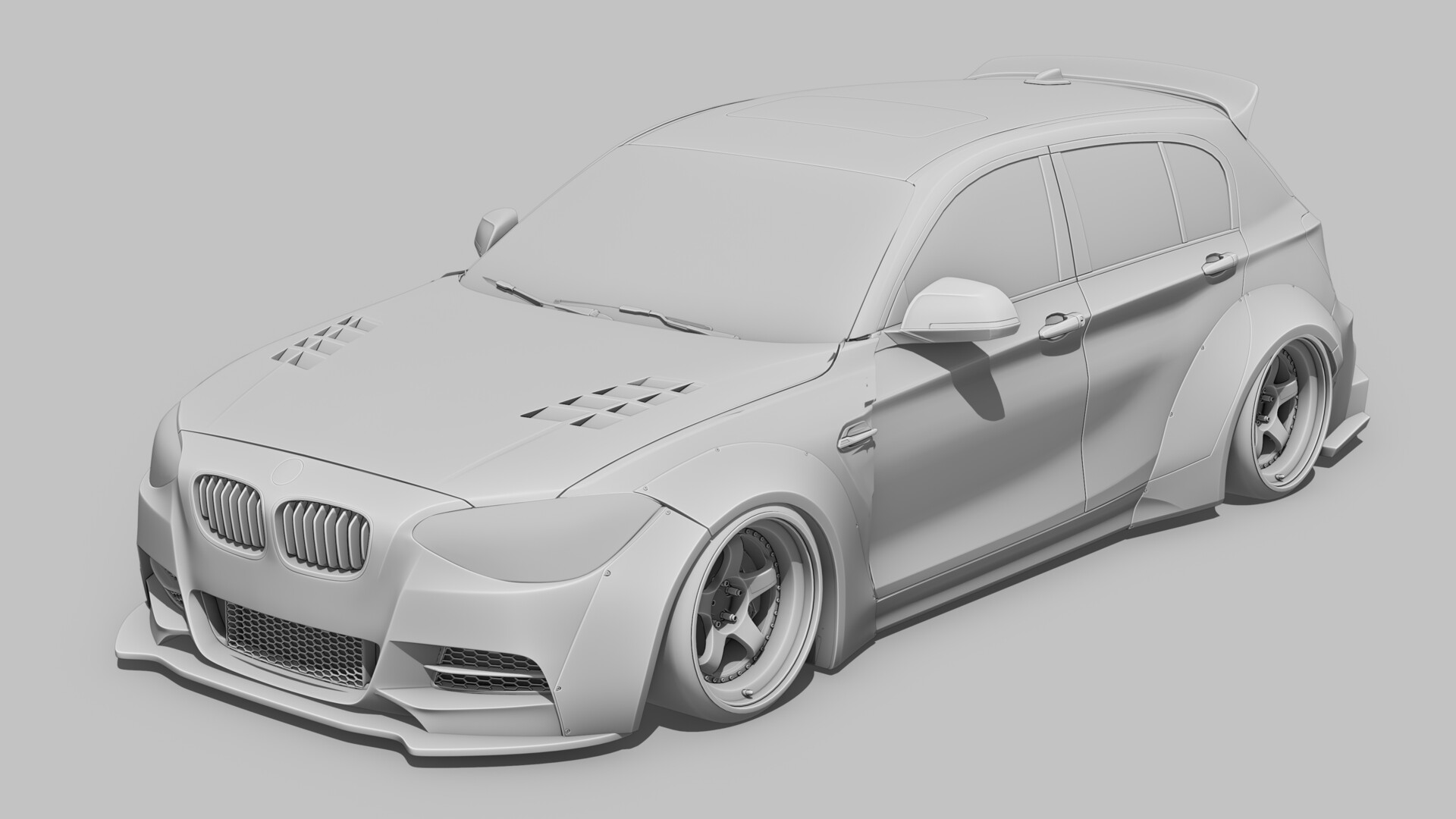 ArtStation - BMW 1 SERIES F20 Liberty Walk
