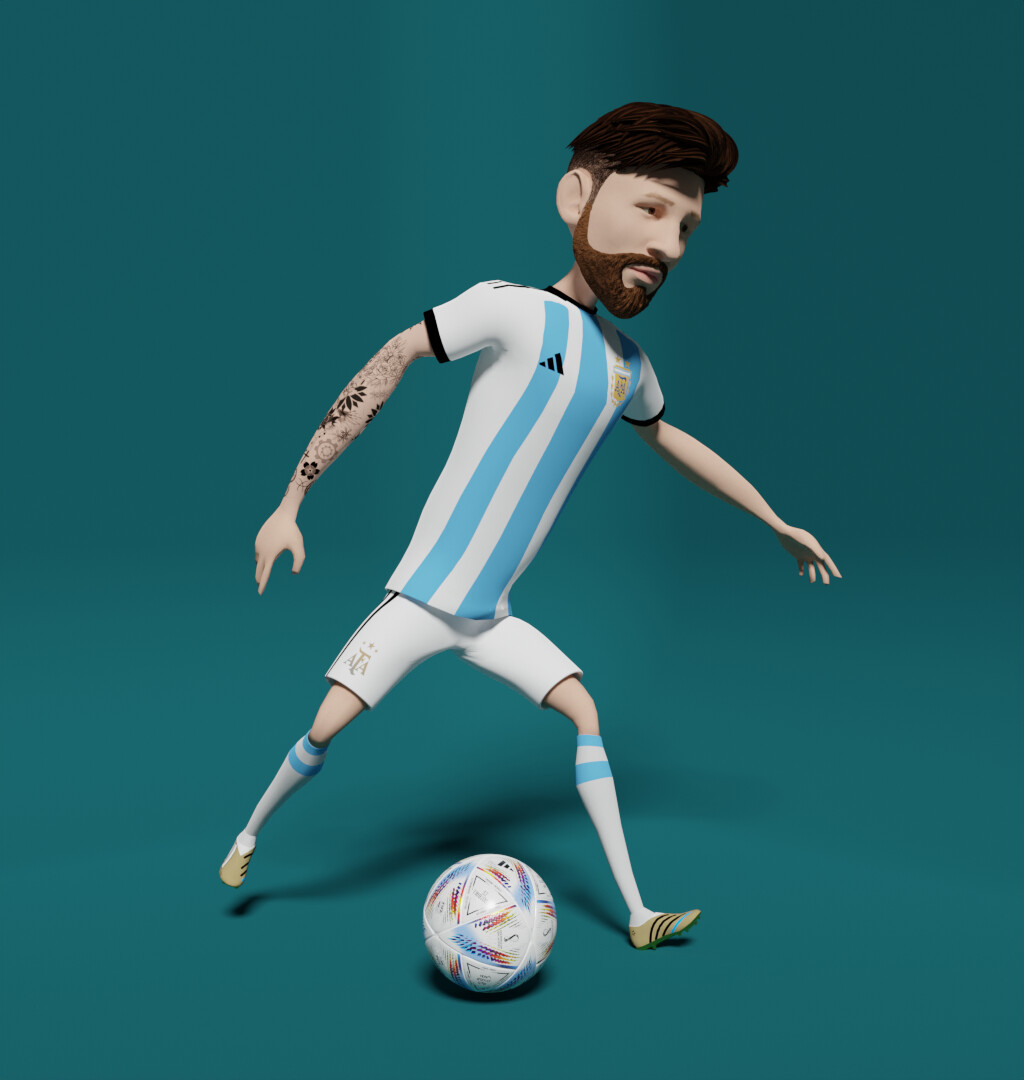 ArtStation - Messi 3D Model
