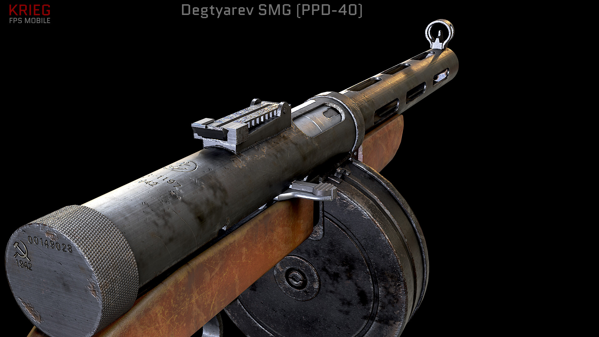 Ruslan Savinov - Degtyarev SMG PPD-40 Game Ready