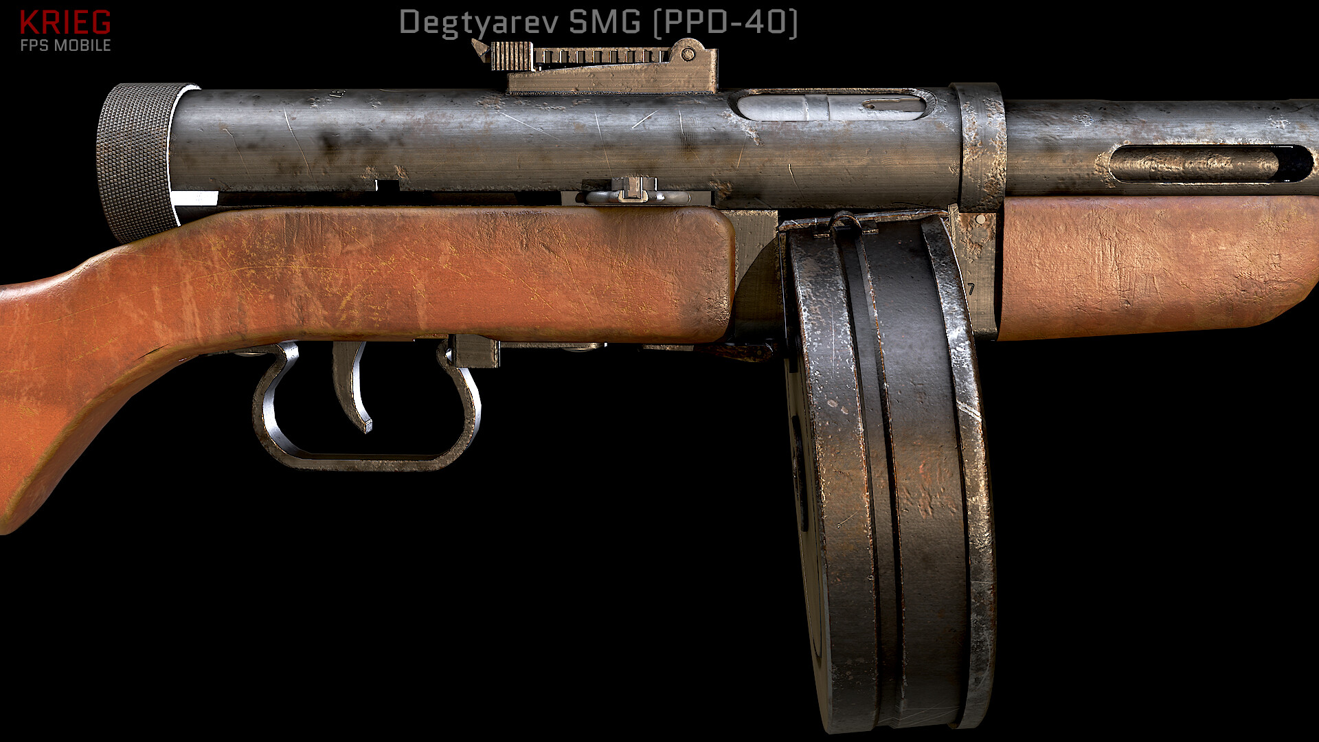 Ruslan Savinov - Degtyarev SMG PPD-40 Game Ready