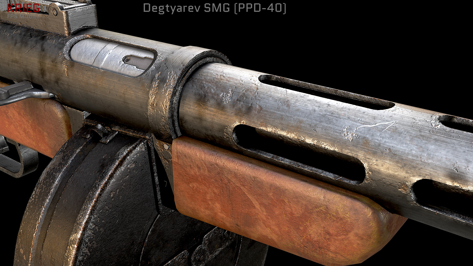 Ruslan Savinov - Degtyarev SMG PPD-40 Game Ready