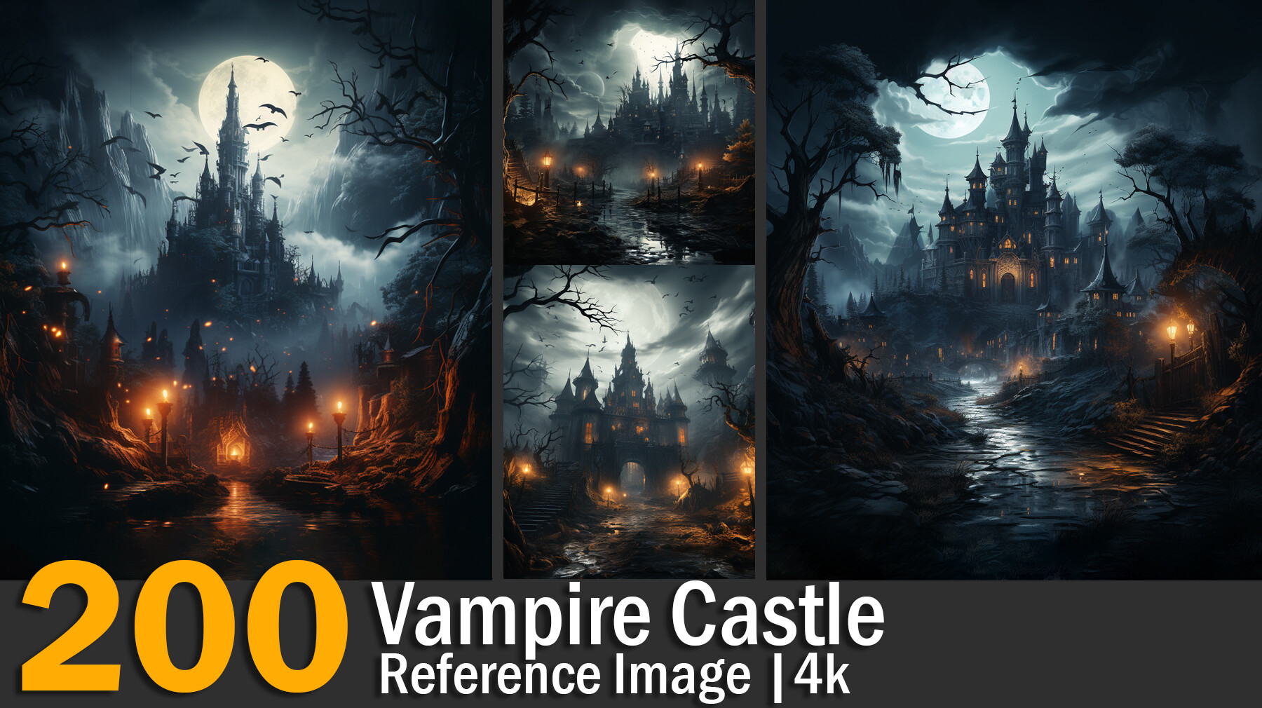 Lumière - Vampire Castle | Reference Images | 4K