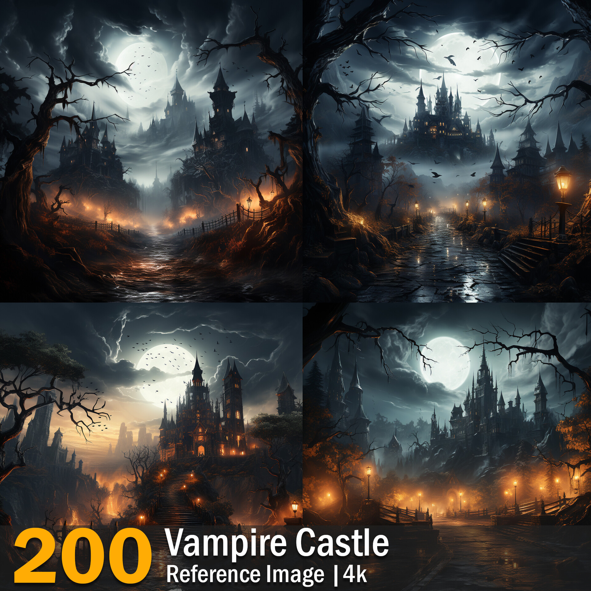 Lumière - Vampire Castle | Reference Images | 4K