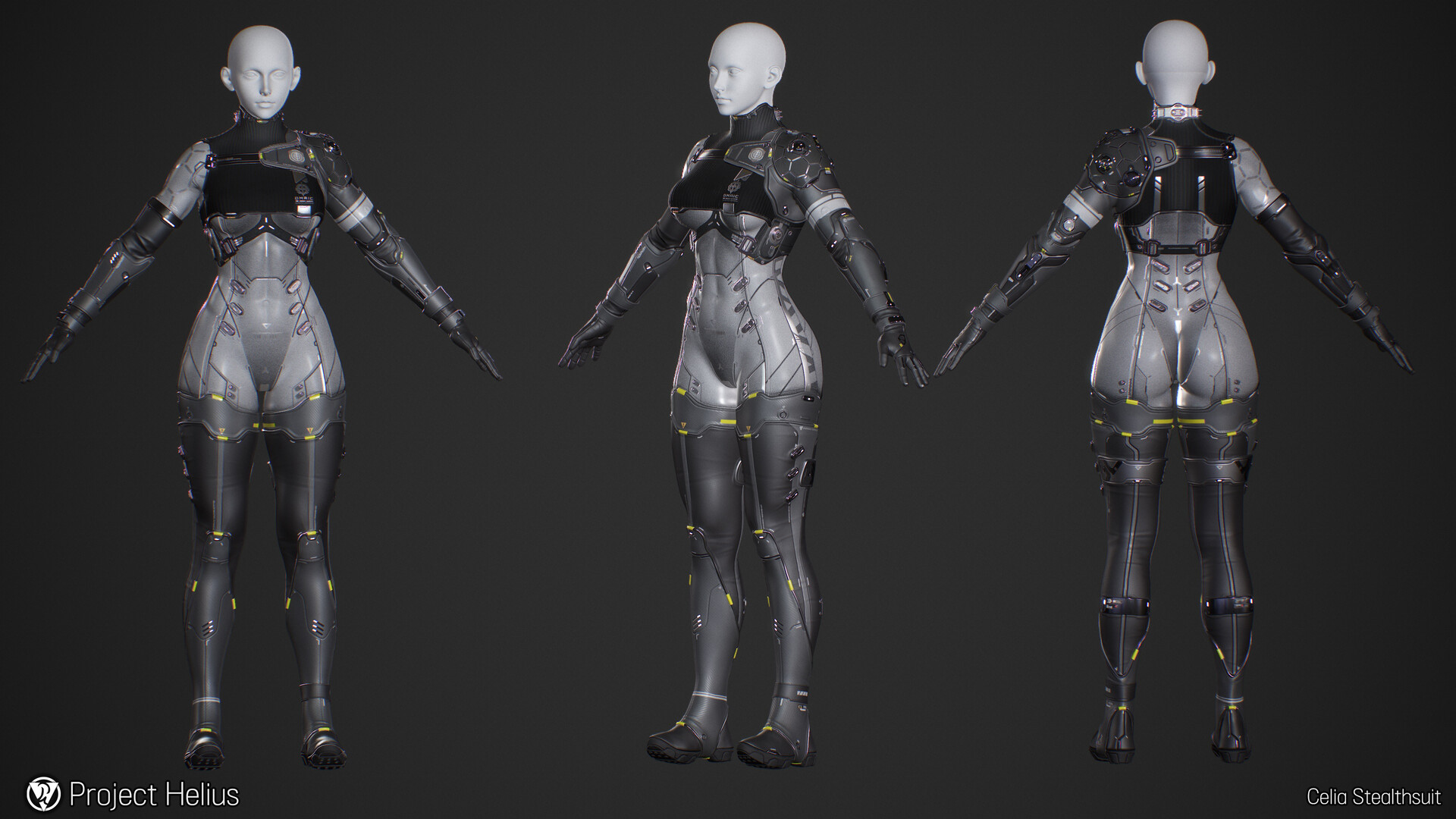 Bspined - Project Helius BodySuit work