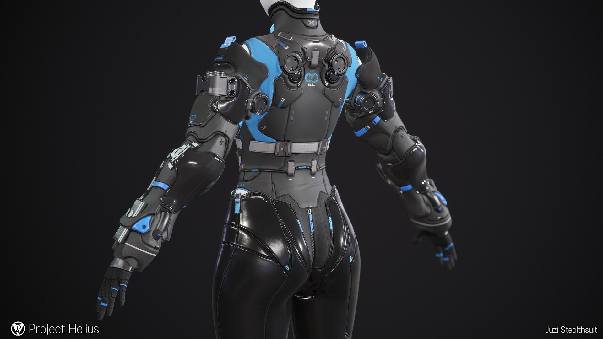 Bspined - Project Helius BodySuit work