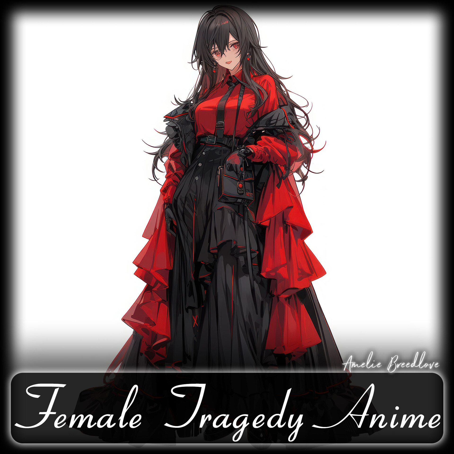 ArtStation - 200 Female Tragedy Anime (Full Body) Reference Pack | 4K ...