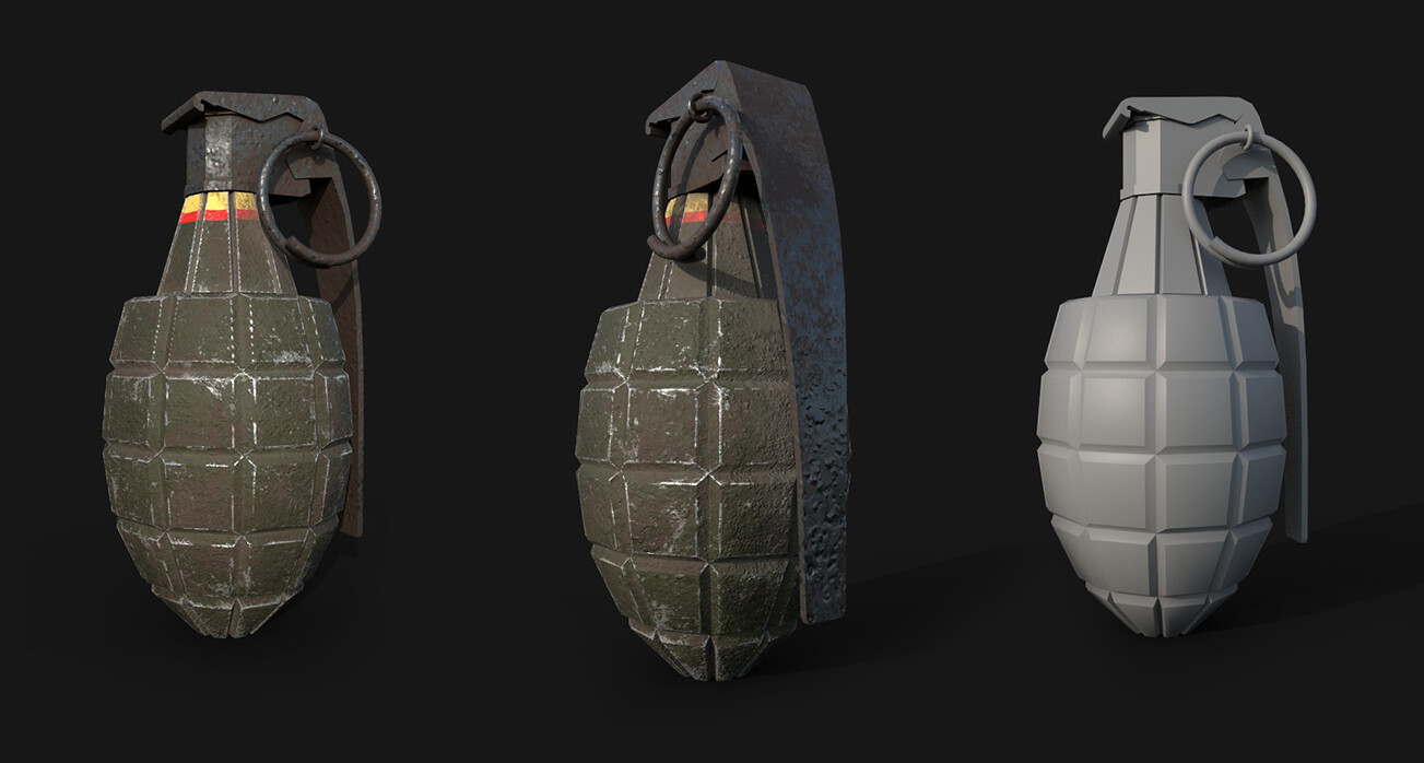 ArtStation - Grenade Bomb 3D model
