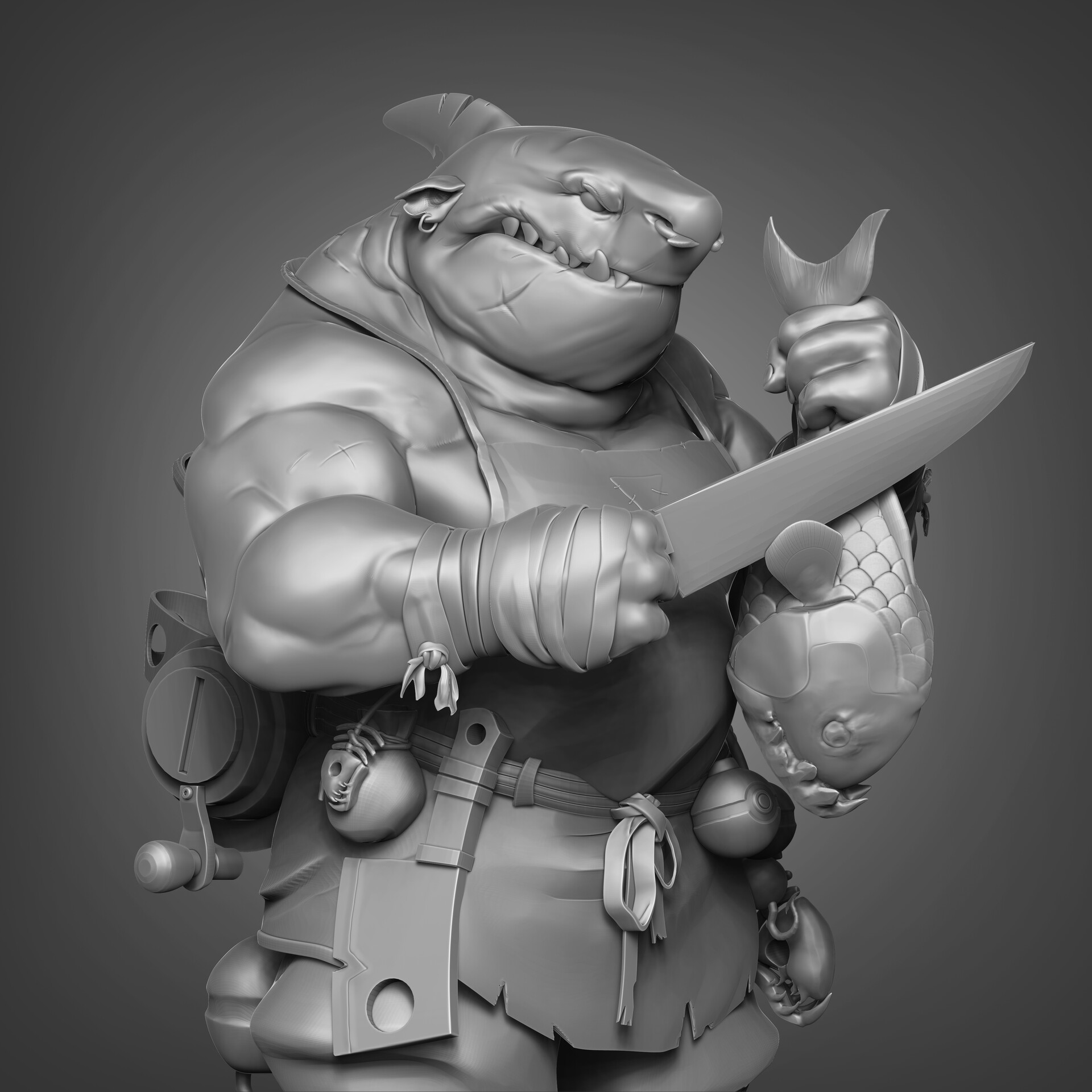 ArtStation - Battle Chaser : The Fishmonger