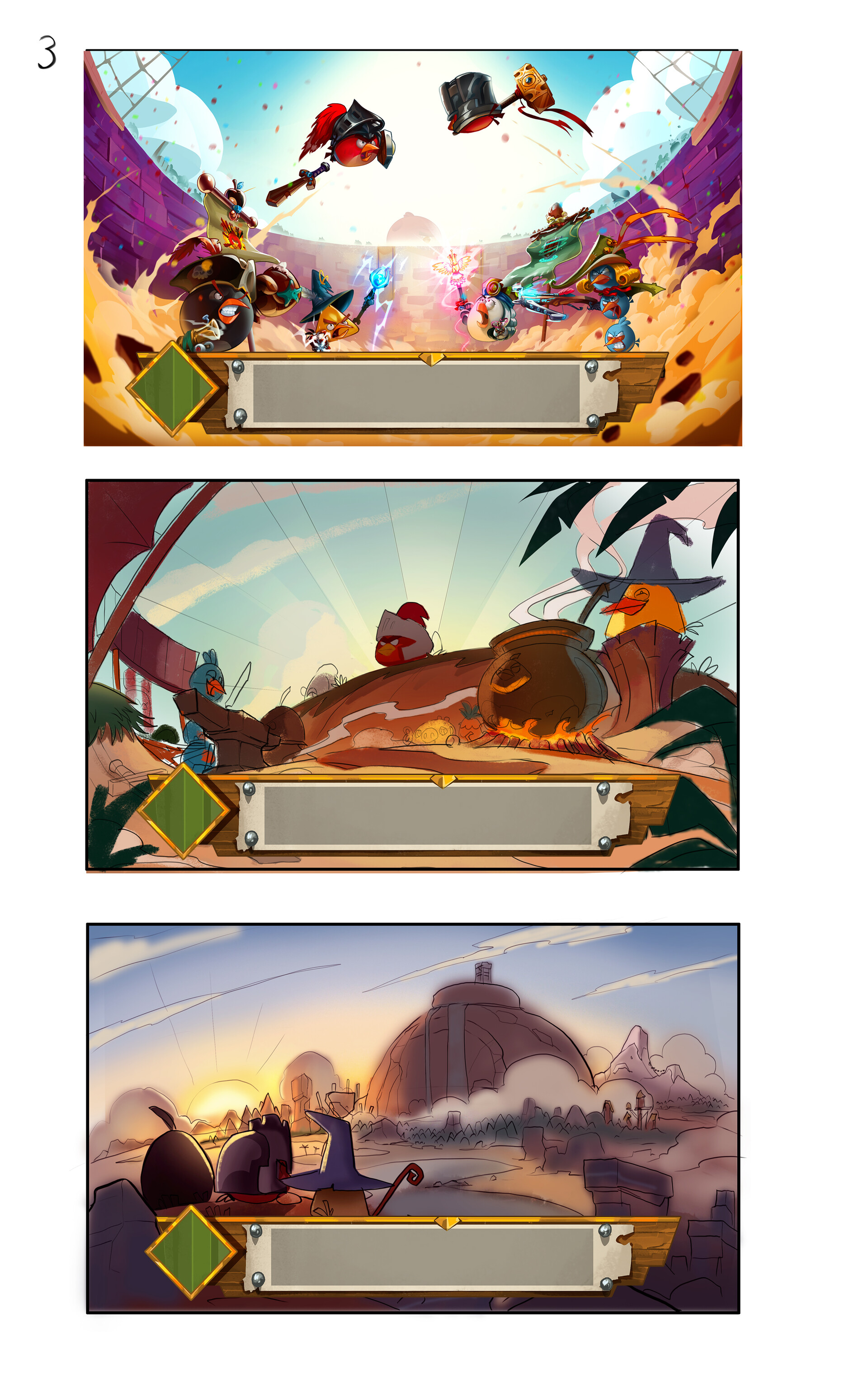 angry bird epic background