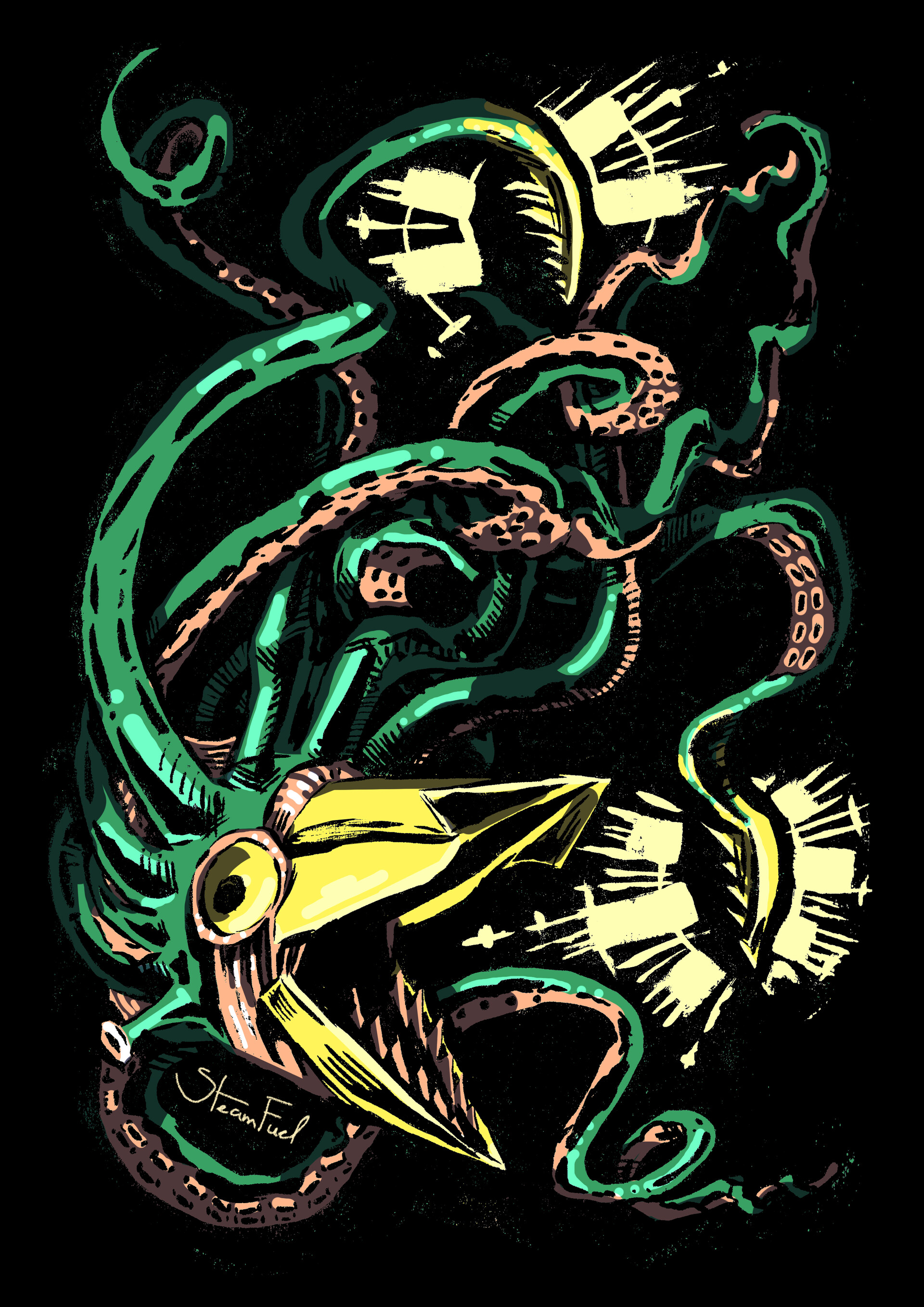 ArtStation - Monster Octopus