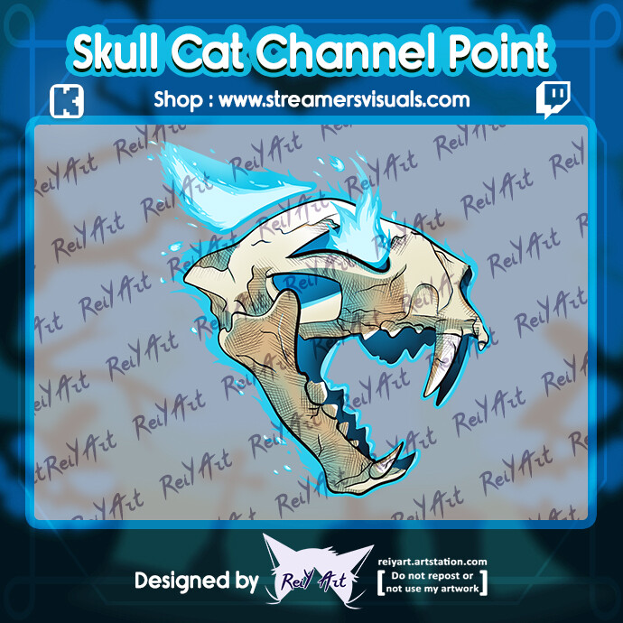 ArtStation - Skull Cat