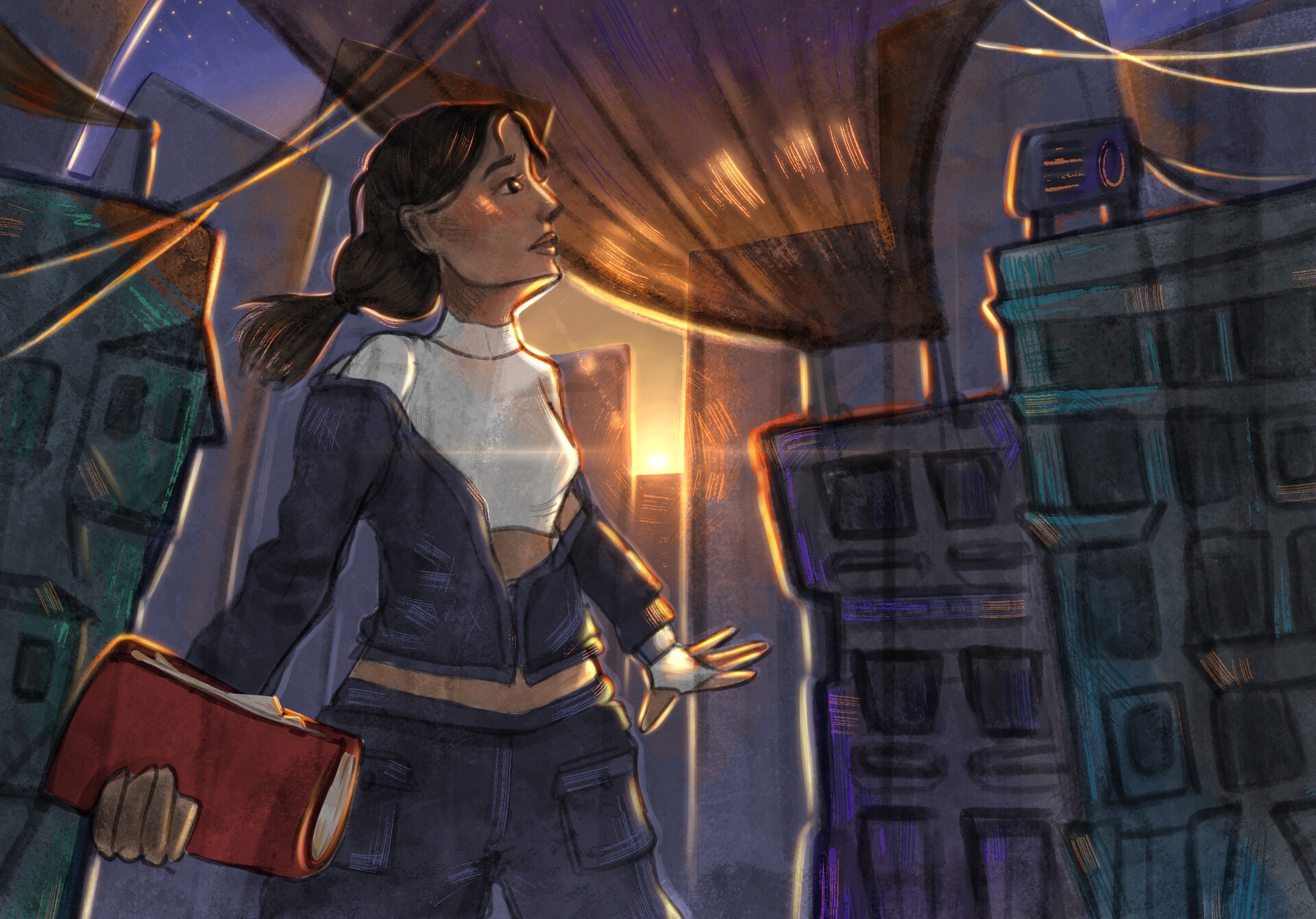 ArtStation - On the run 🌆📕