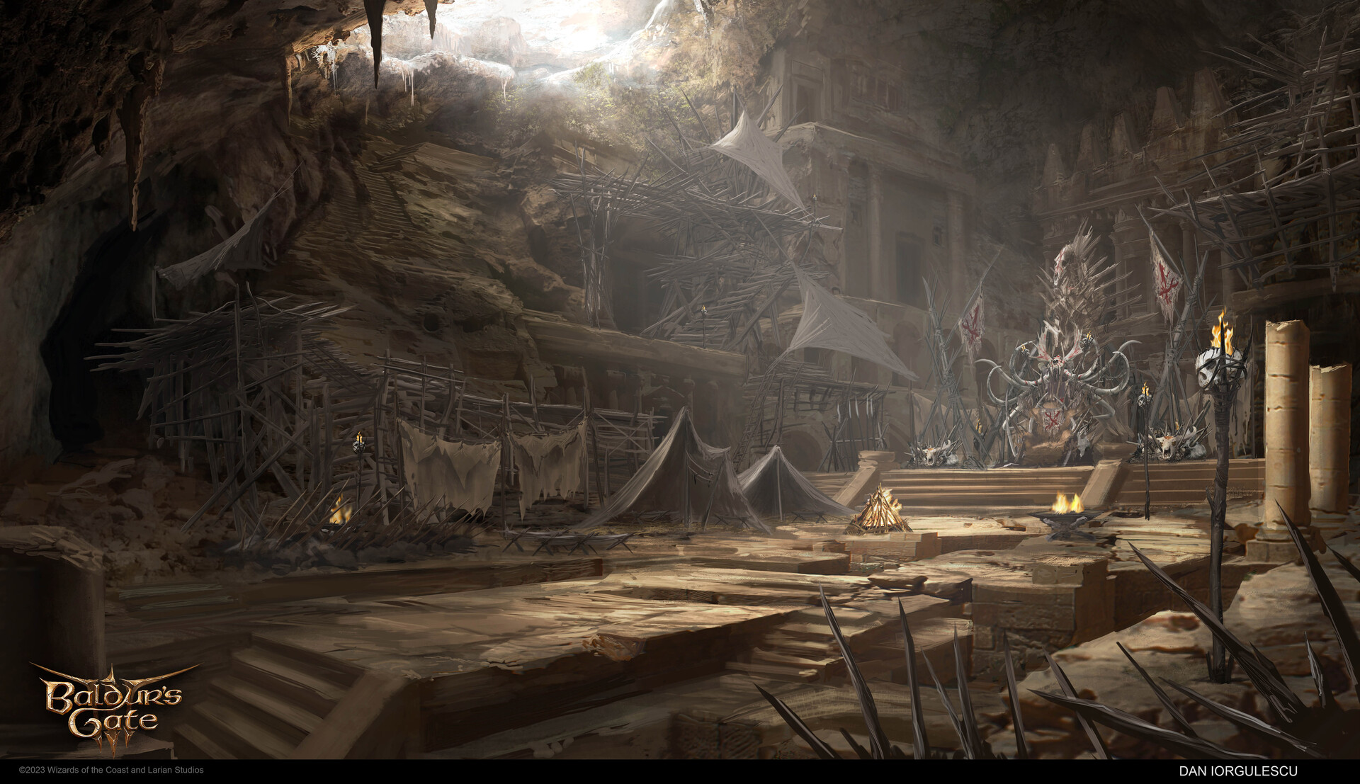 ArtStation - Baldur's Gate 3 Goblin Camp Early Concepts