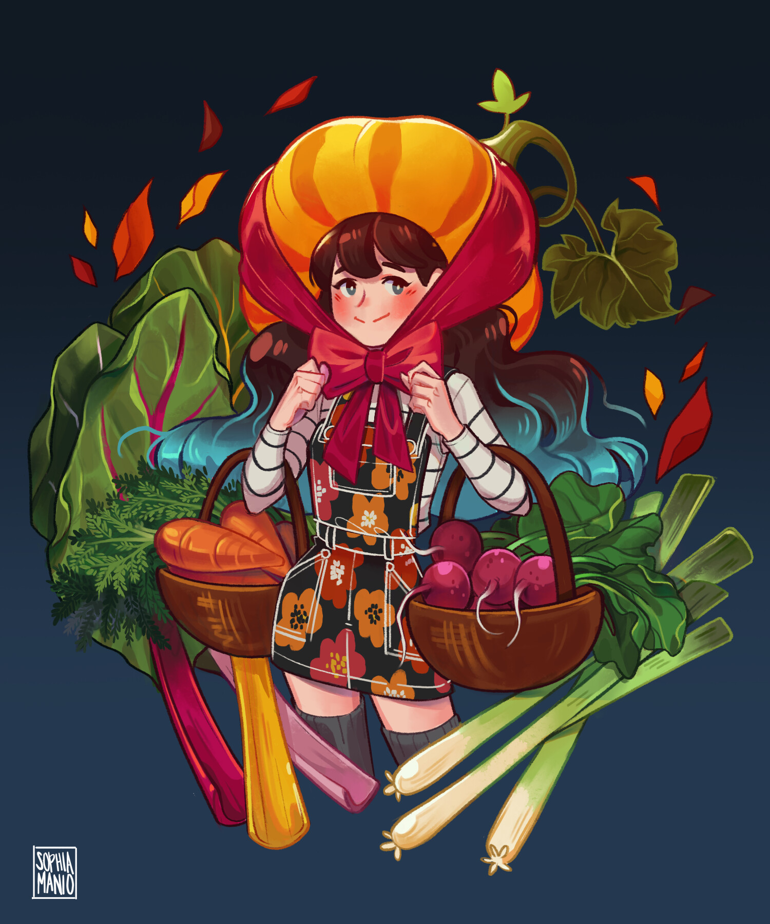 ArtStation - Fall Harvest Girl