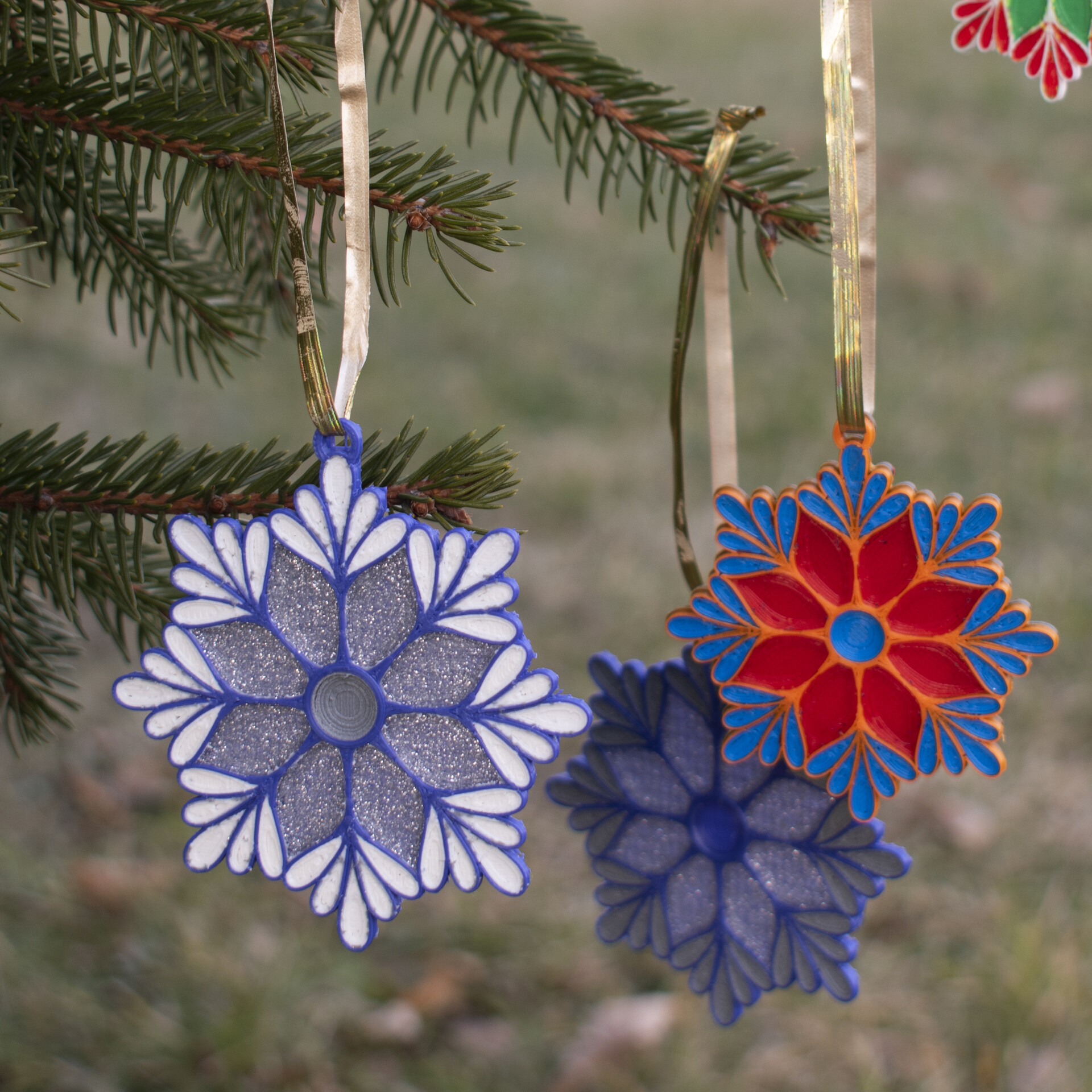 ArtStation - 3Dprinted Christmas Ornaments