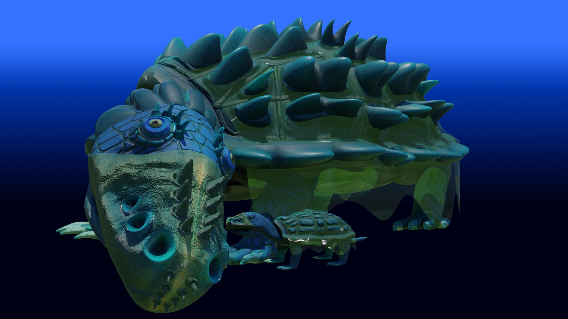 ArtStation - Issliss - Carrion Turtle