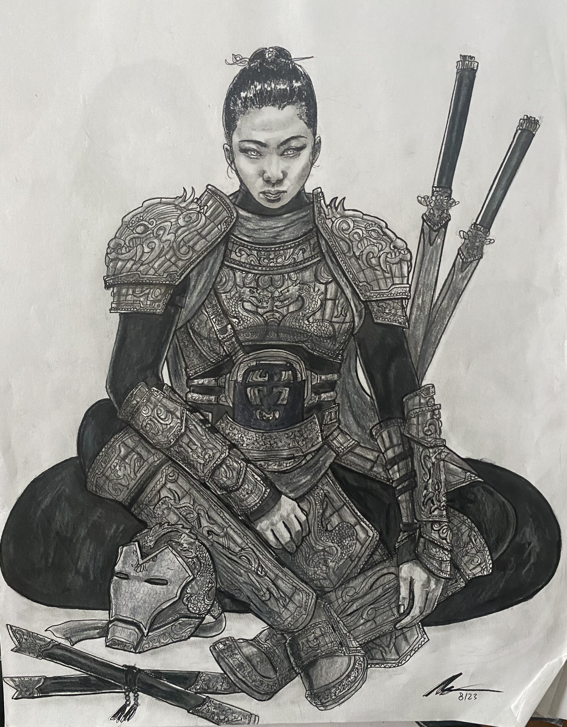ArtStation - Ancient Asian Warrior illustration