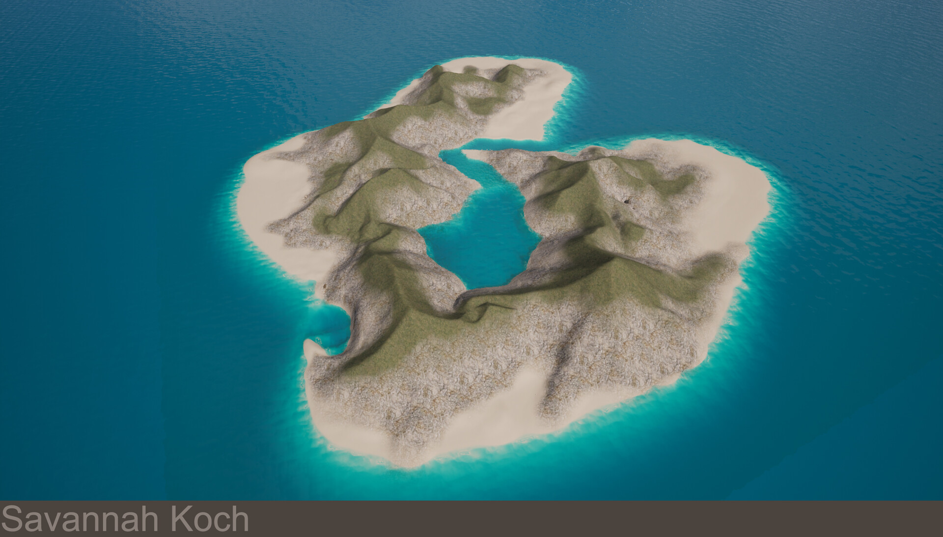 ArtStation - Island Landscape Environment