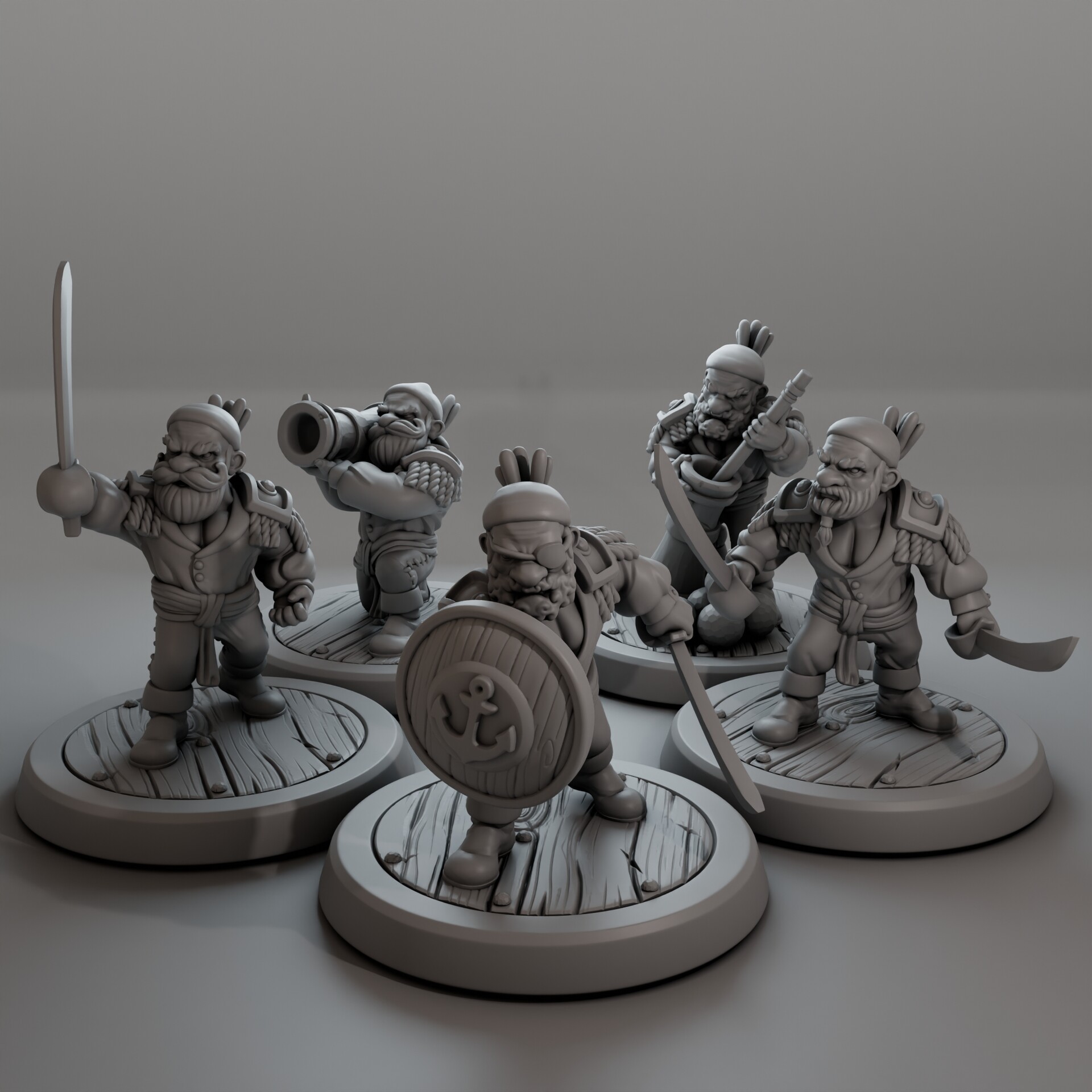 ArtStation - Pirate Miniatures