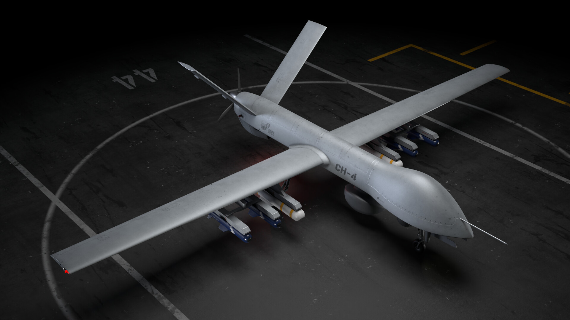 ArtStation - CH-4 UAV