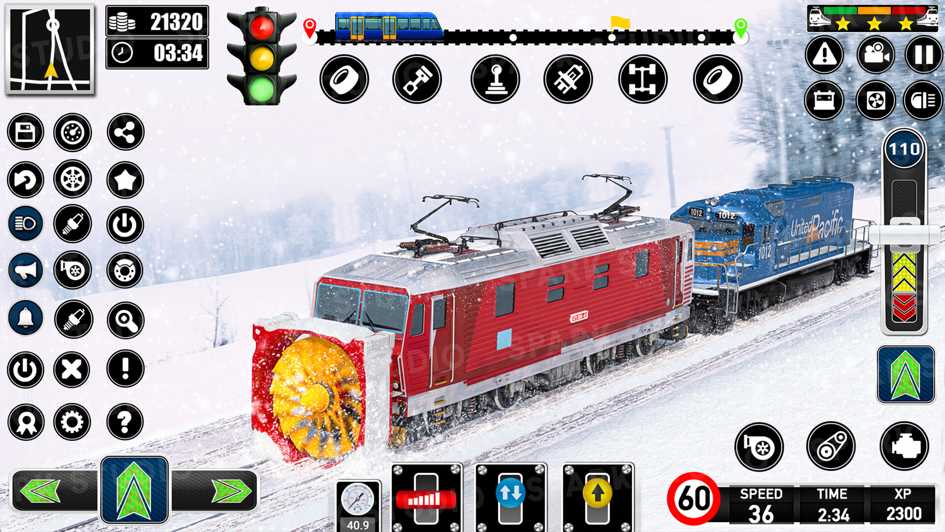 ArtStation - Snow Train Engine Game Screenshot