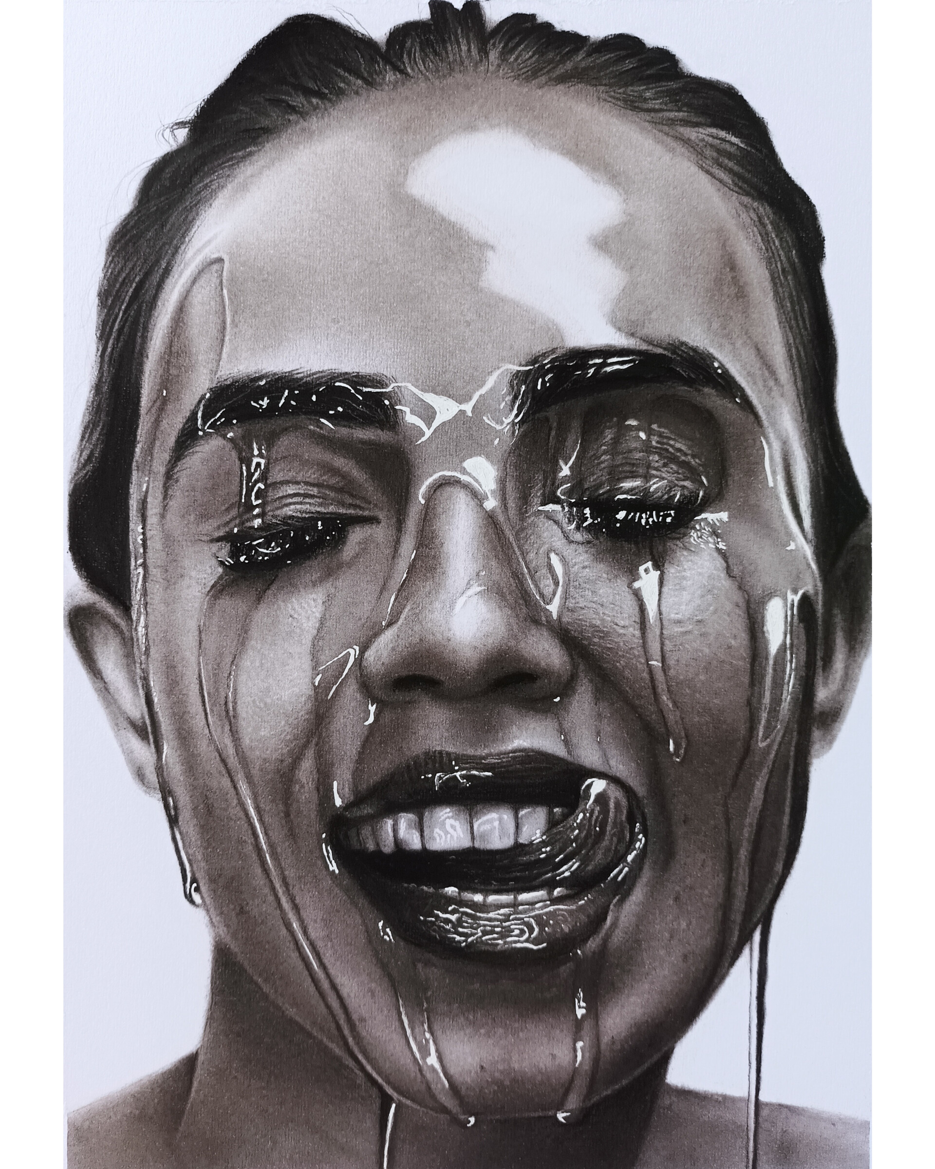 ArtStation - hyperrealistic portrait drawing