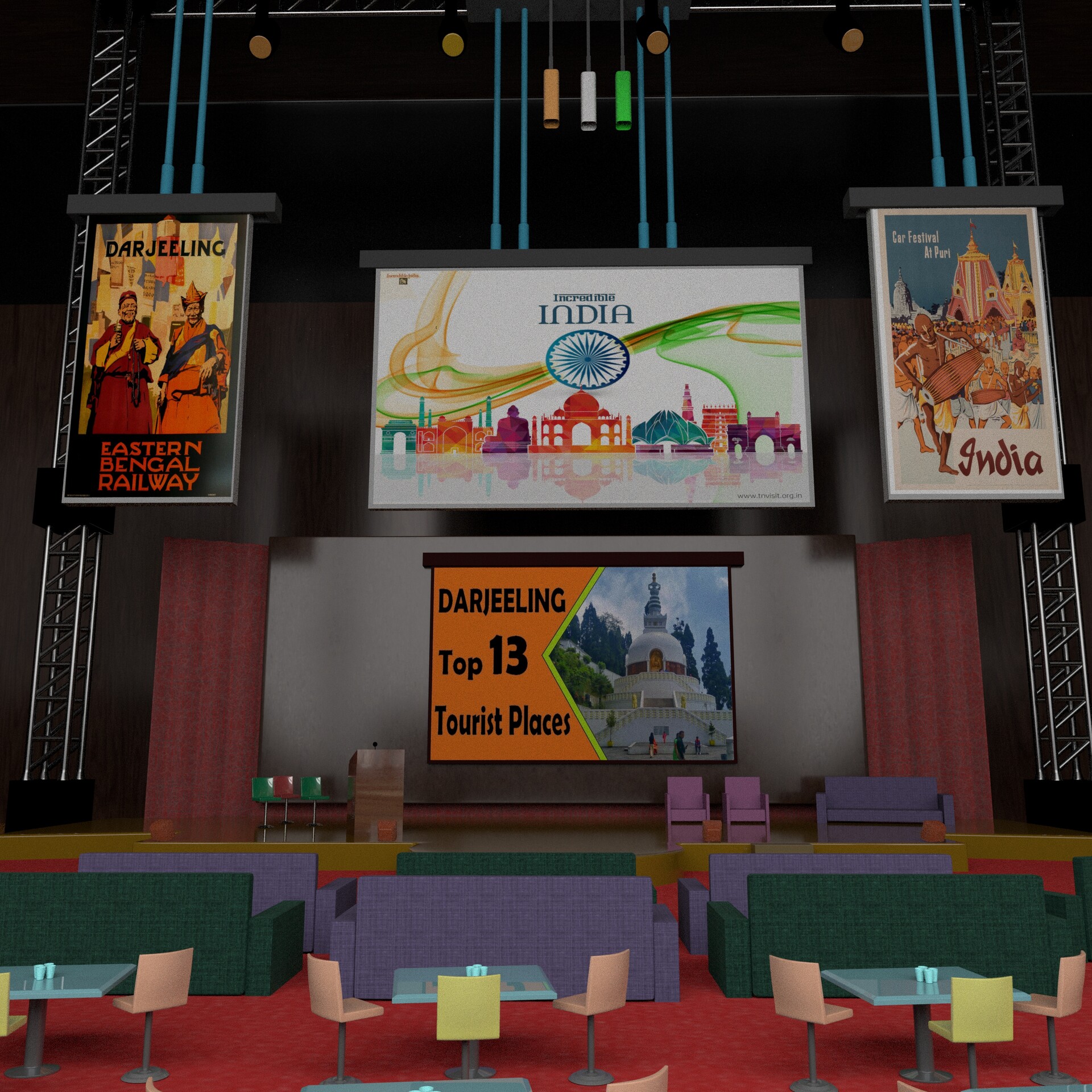 ArtStation - 3d artwork for event management