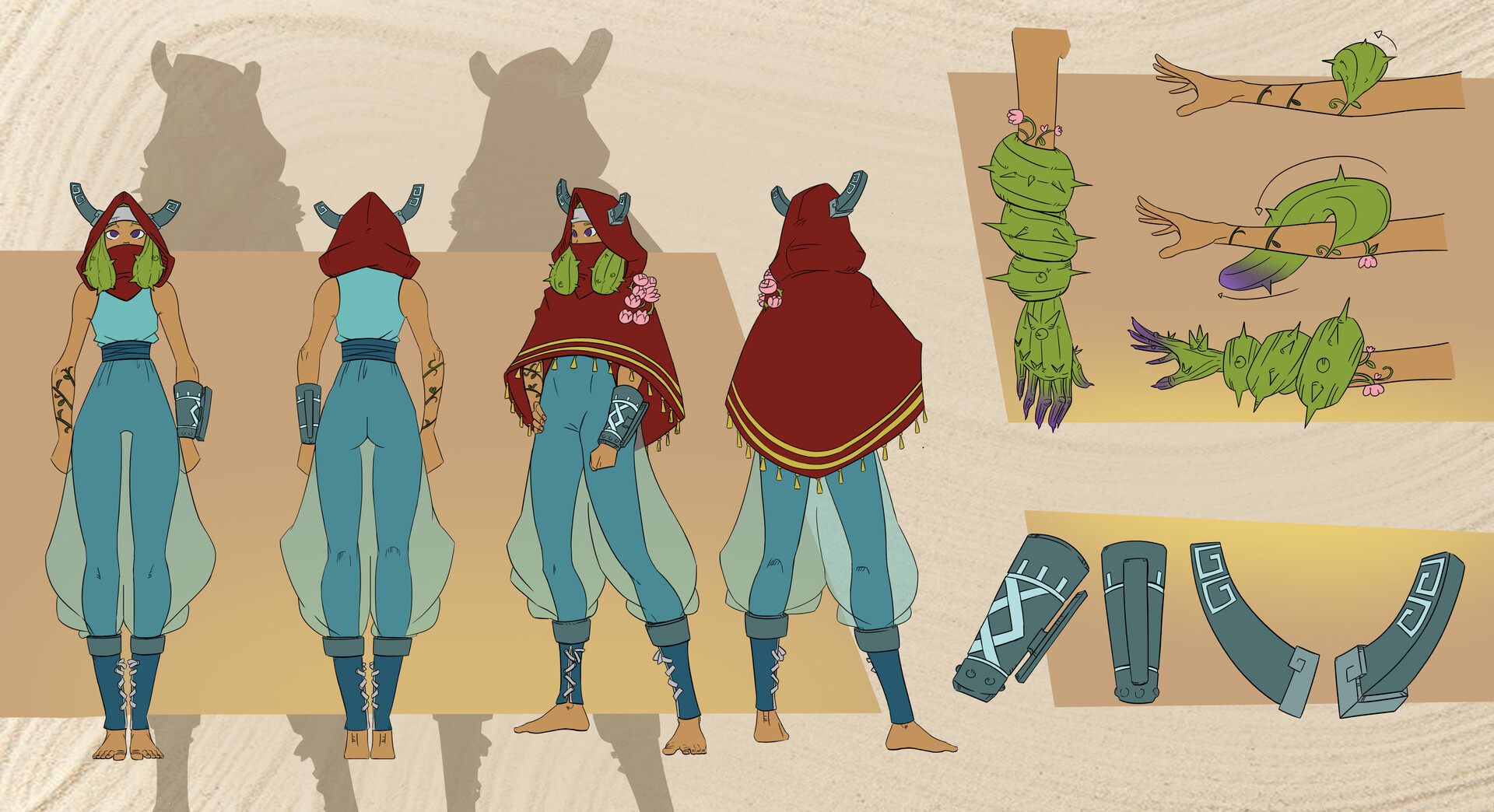 ArtStation - Suna, Desert Spirit