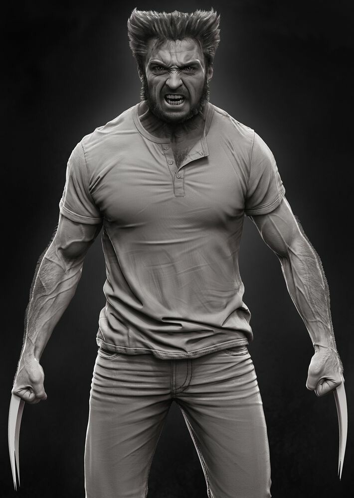 ArtStation - Wolverine 3d Artwork