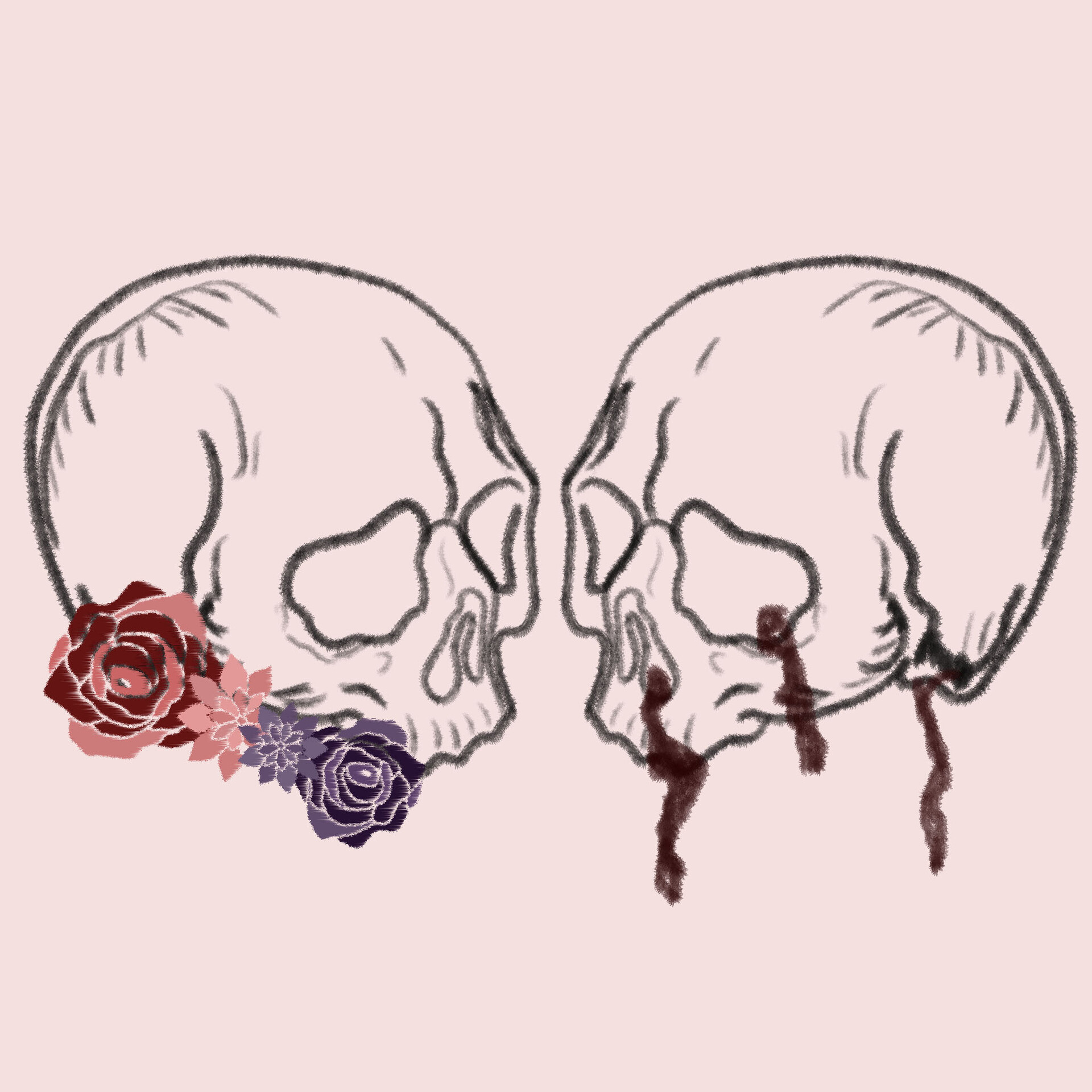 ArtStation - Blood and Flowers