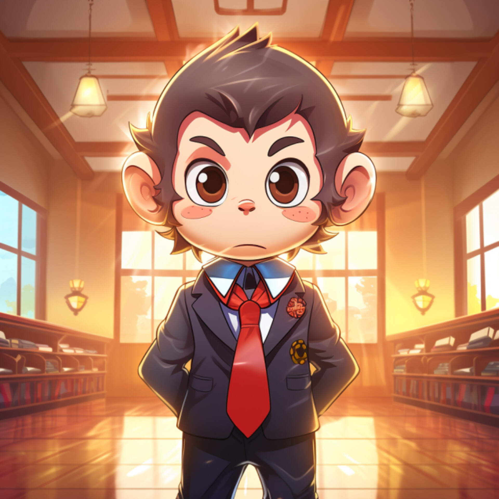 ArtStation - Forestar the School of animal (Monkey)