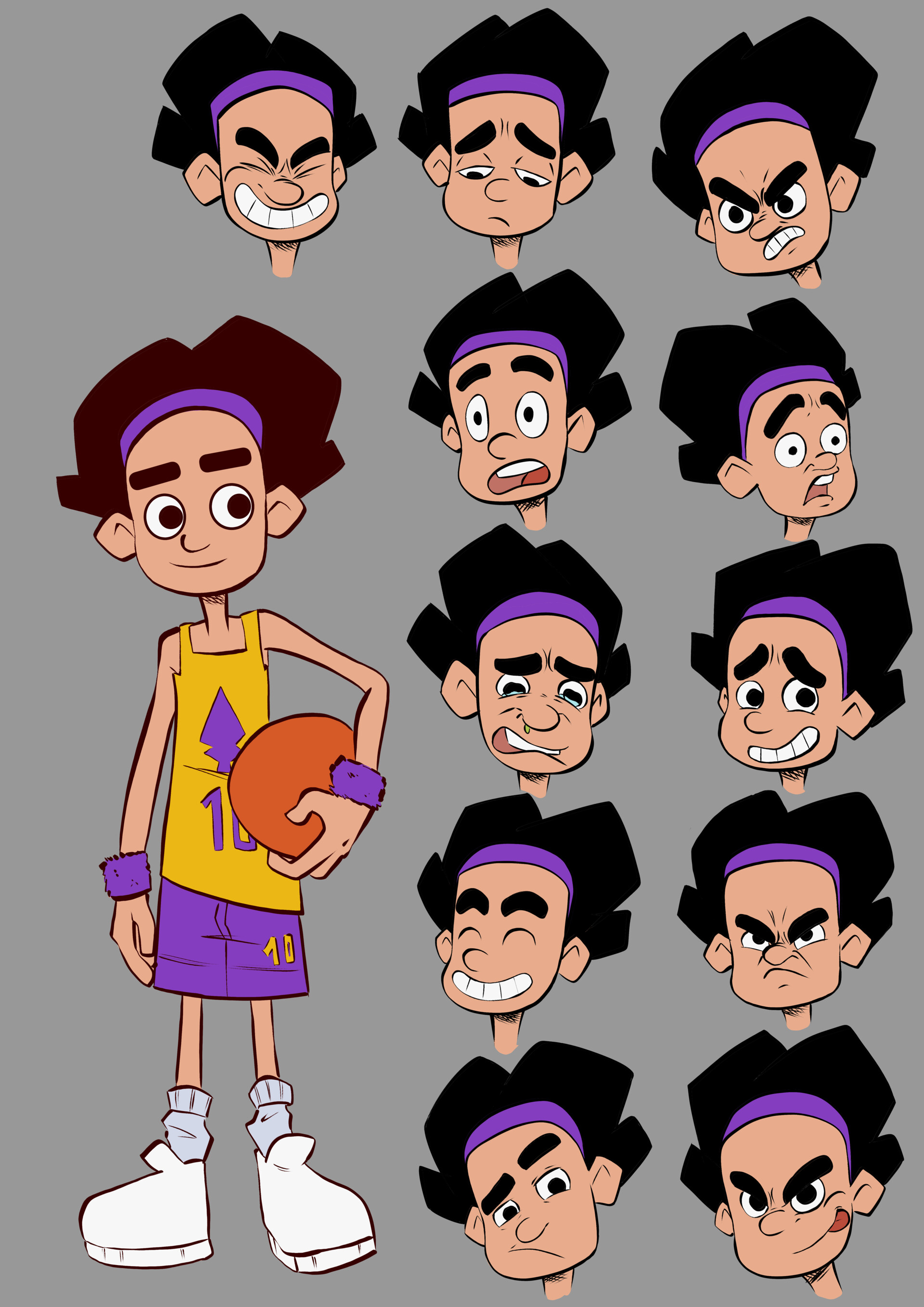 ArtStation - character expressions sheet